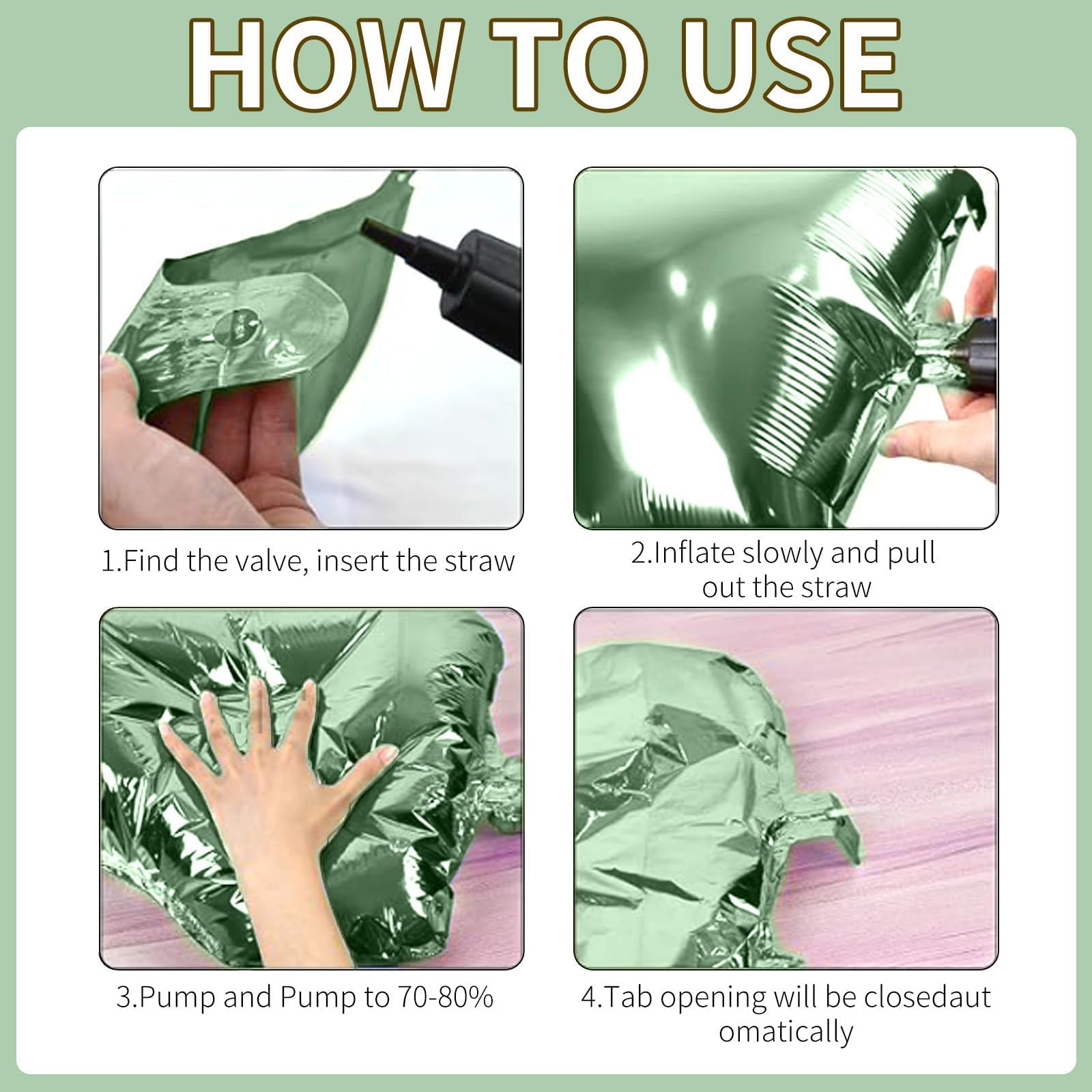 Snapklik.com : Matte Mint Green And Beige Double Sided Square Foil ...