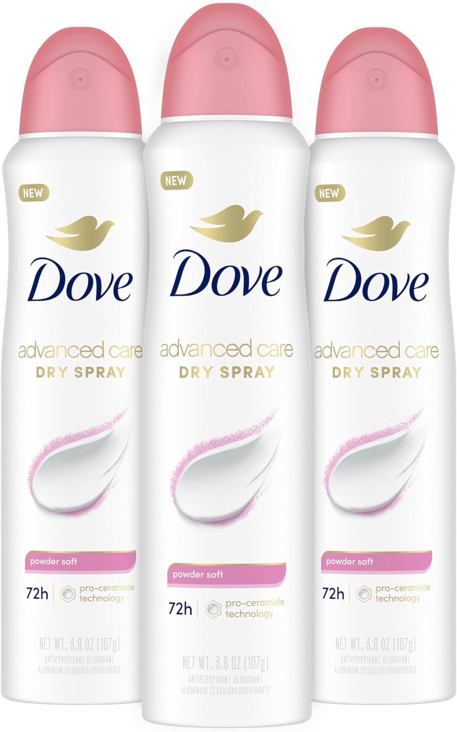Amazon.com : Dove Advanced Care Antiperspirant Deodorant Spray Powder ...