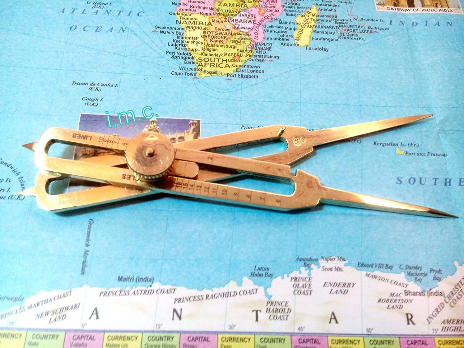 Marine Antique Scientific Instrument Brass Proportional Divider 6 ...