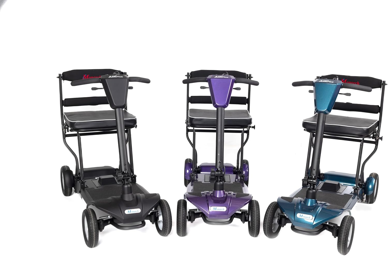 Monarch Air Plus Lightweight Folding Mobility Scooter (Black) : Amazon ...