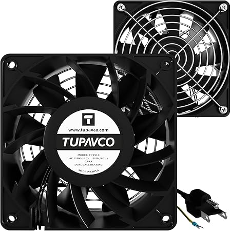Amazon.com: Network Cabinet Fan (Dual 2pc Kit) Server Rack Cooling ...