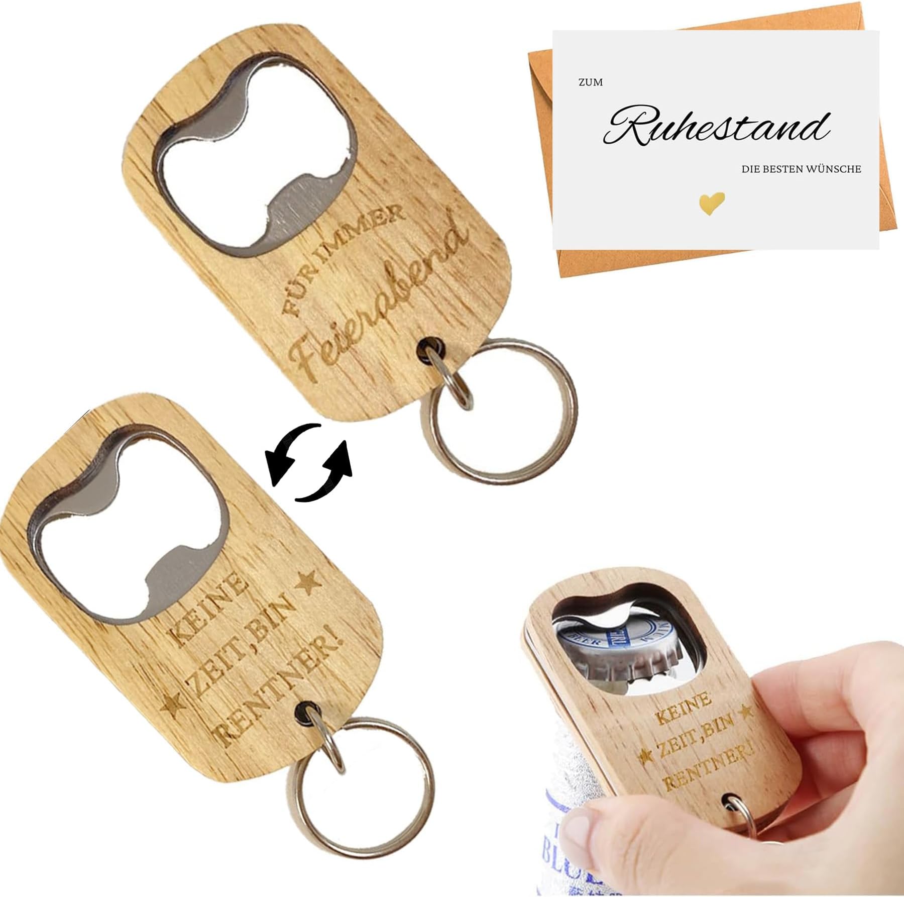 Ruhestand Geschenk Schlüsselanhänger Renteneintritt Geschenk Männer mit ...