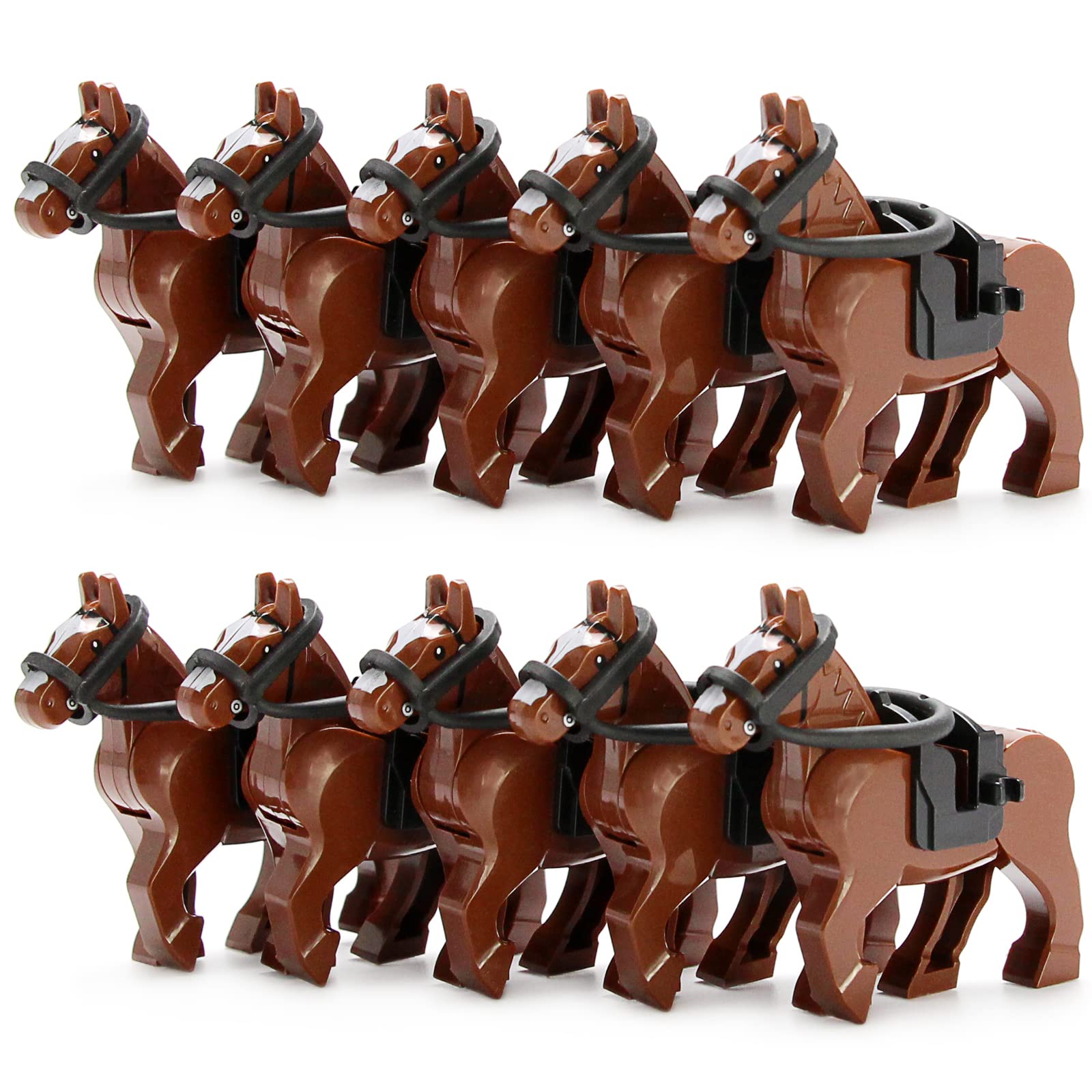Caballo De Guerra Medieval Crianza De Caballos De Guerra Armados Stock