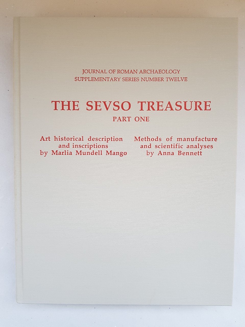 Sevso Treasure: Art Historical Description and Inscriptions and Methods ...