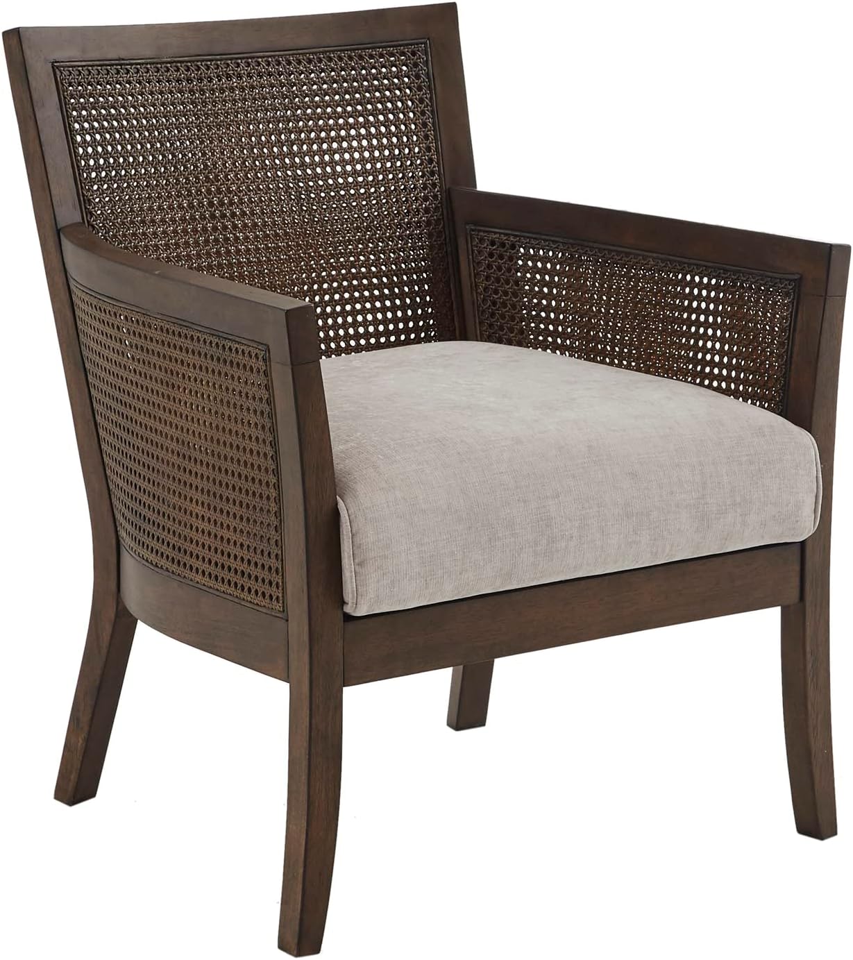 Amazon.com: Madison Park Upholstered Accent Chair Living Room Furniture ...