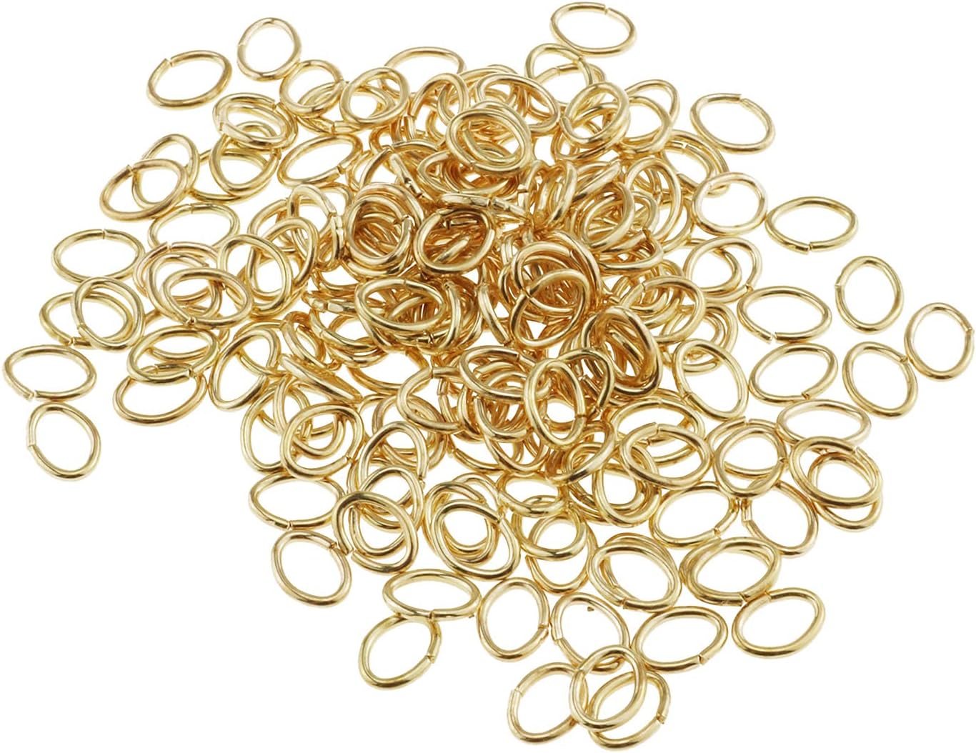 Amazon.com: YaeYur 720PCS Oval Jump Rings for Jewelry Making - Gold ...