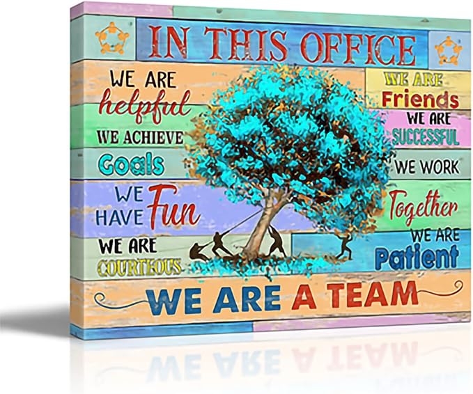 Amazon.com: Office Decor Wall Art 12x16" Inspirational Posters Positive ...