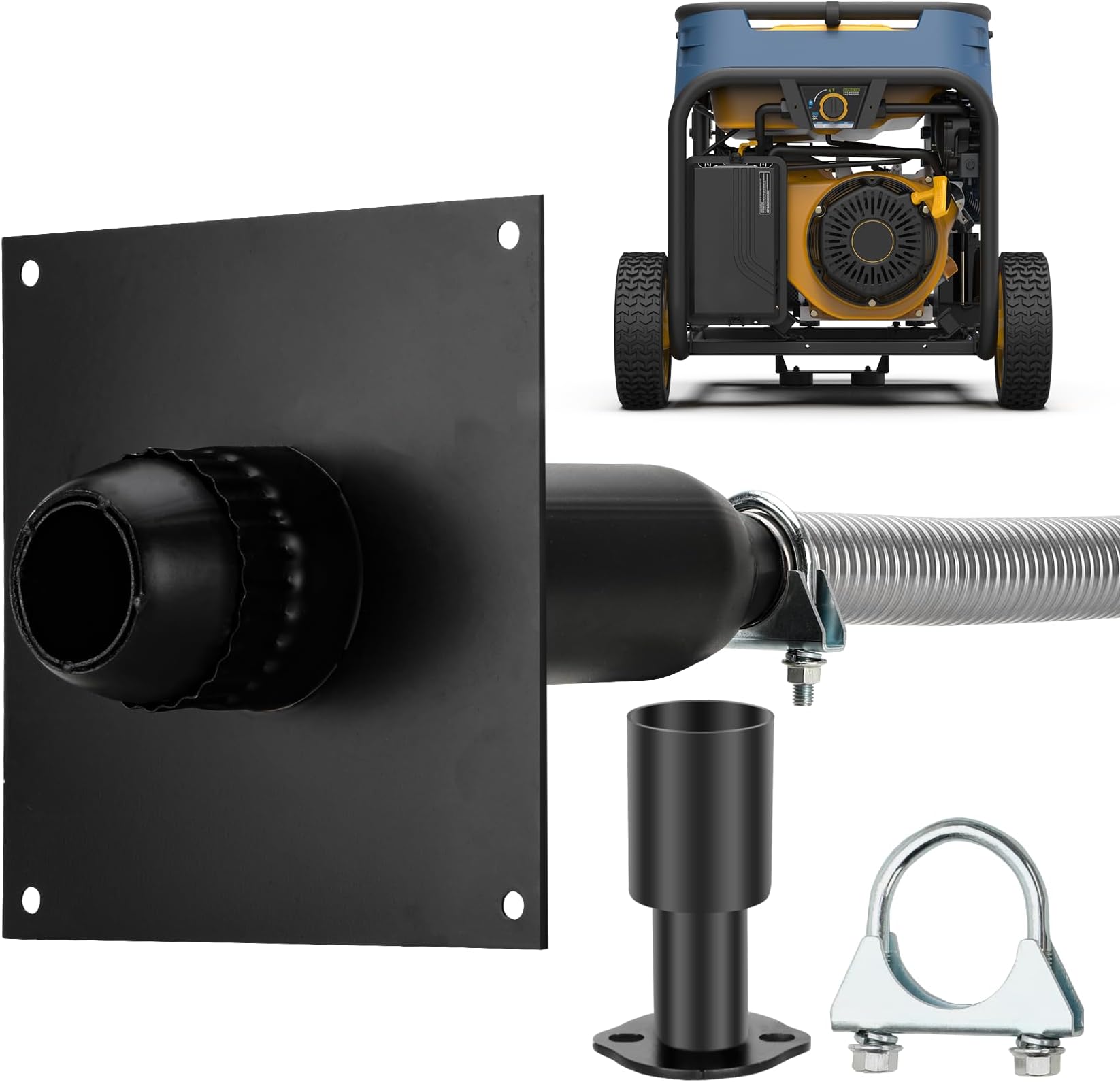 Amazon.com: 𝟐𝟎𝟐𝟒𝑼𝙥𝒈𝙧𝒂𝒅𝒆𝒅 Generator Exhaust Silencer Extension Kit With ...