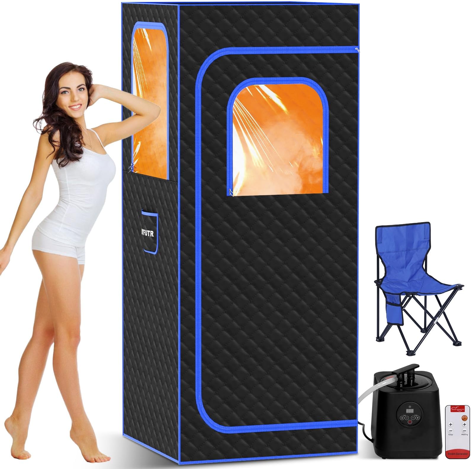 Amazon.com : VitaLiving Portable Sauna Tent for Home, Sauna Box ...