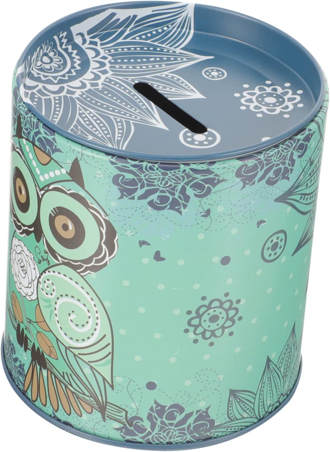 Amazon.com : IWOWHERO Cartoon Owl Piggy Bank for Tinplate Coin ...