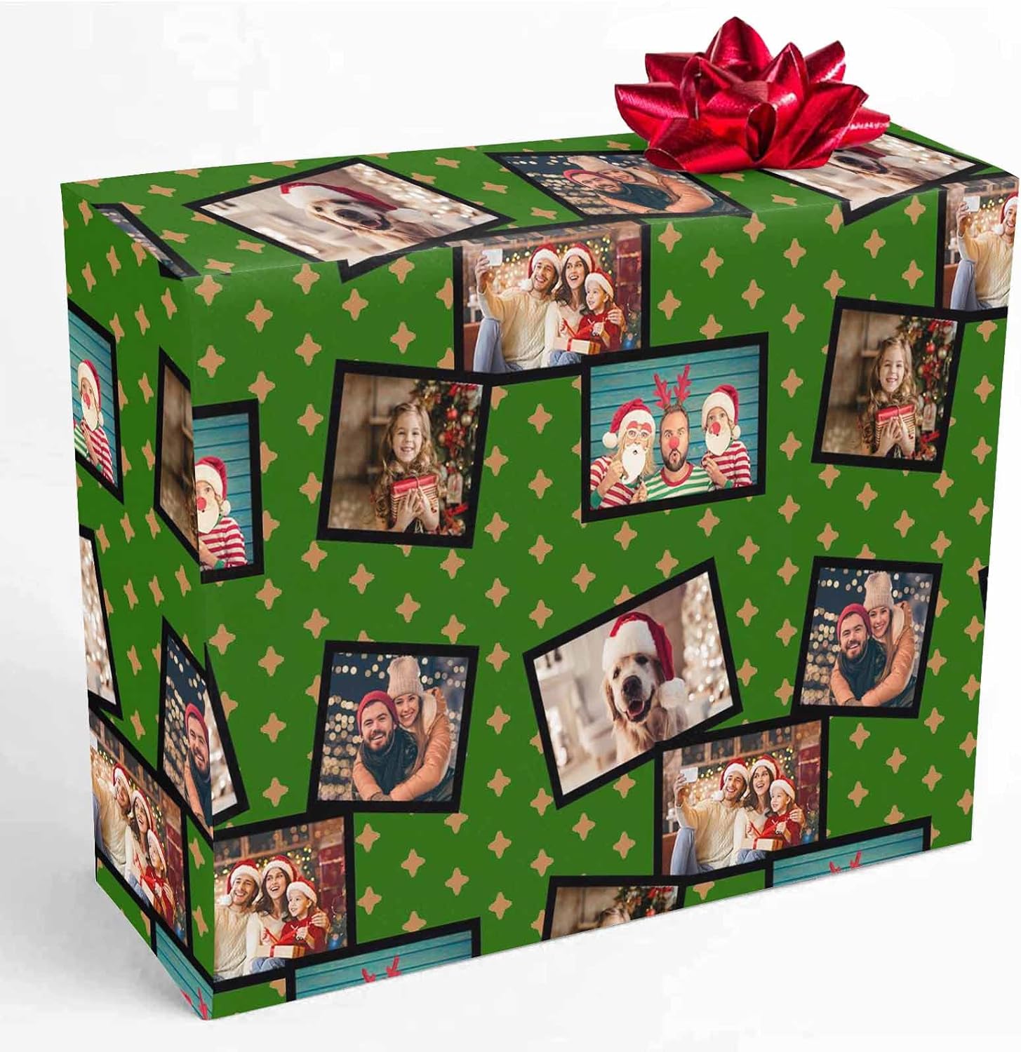 Amazon.com: InterestPrint Personalized Gift Wrap Paper with Picture ...