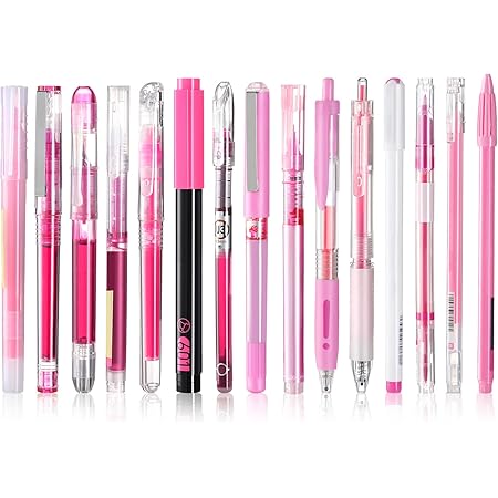 Amazon.com : Pentel WOW! Retractable Ballpoint Pens, Medium Line, Pink ...