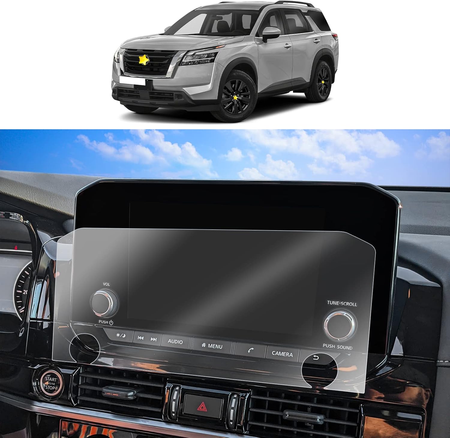 Amazon.com: SKTU (Newest) 2Pcs 8-Inch Screen Protector for 2022-2025 ...