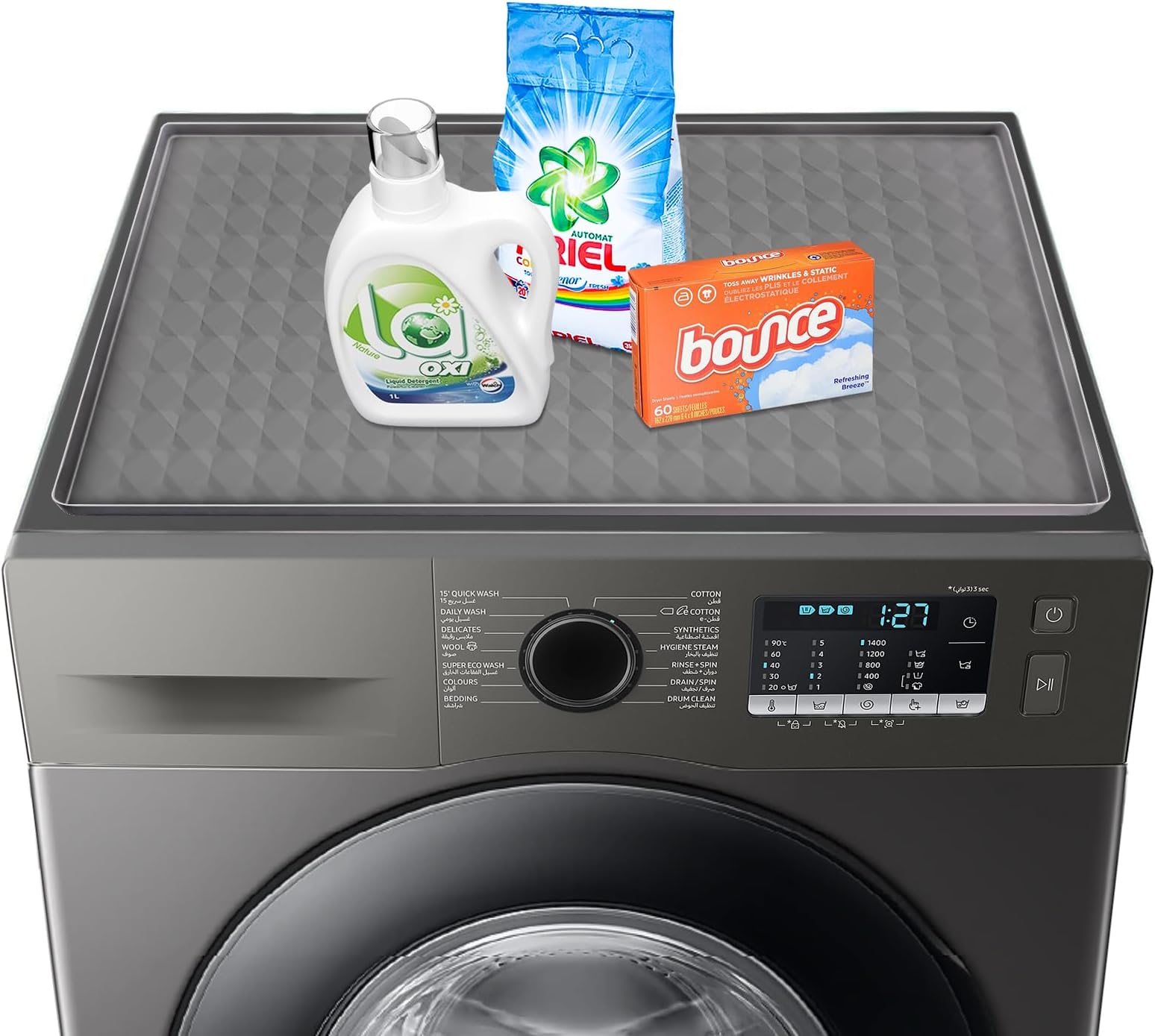 Amazon.com: Garolue Washer and Dryer Top Protector Mat,23.6“ x 19.7 ...