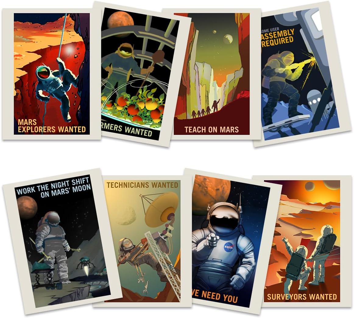 Amazon.com: Doppelganger33 LTD NASA Poster Space Exploration Job Advert ...