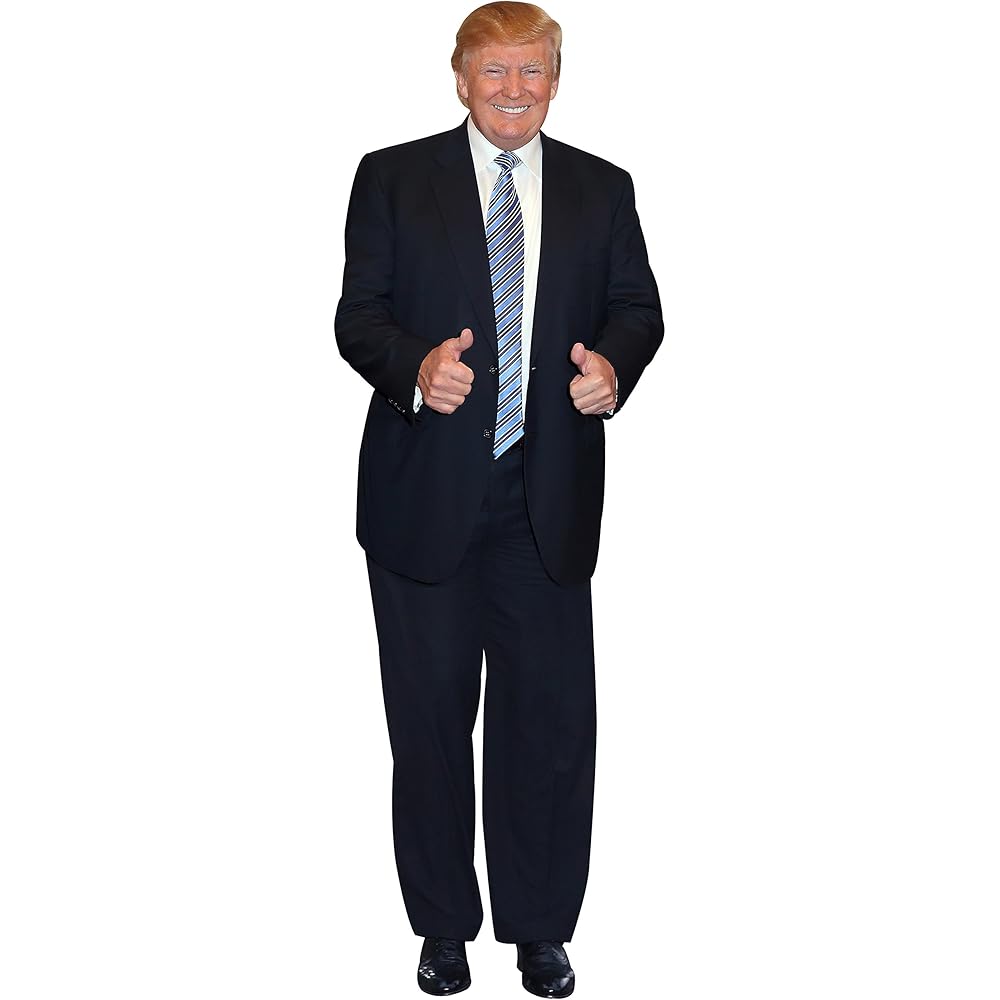 $8/mo - Finance aahs!! Engraving Donald Trump Stand Up | Cardboard ...