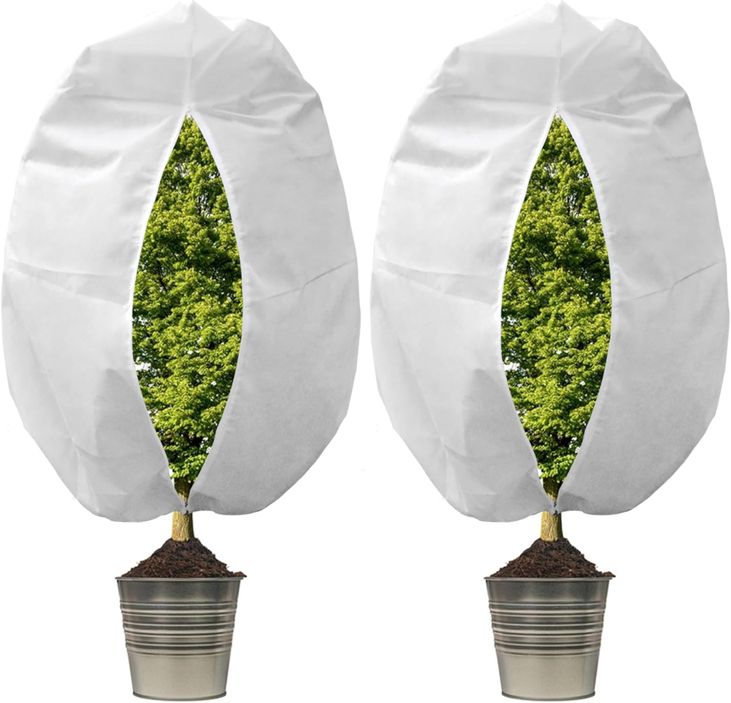Amazon.com : RUIJIU Plant Covers Freeze Protection 2 Pack-90 H X 75" W ...