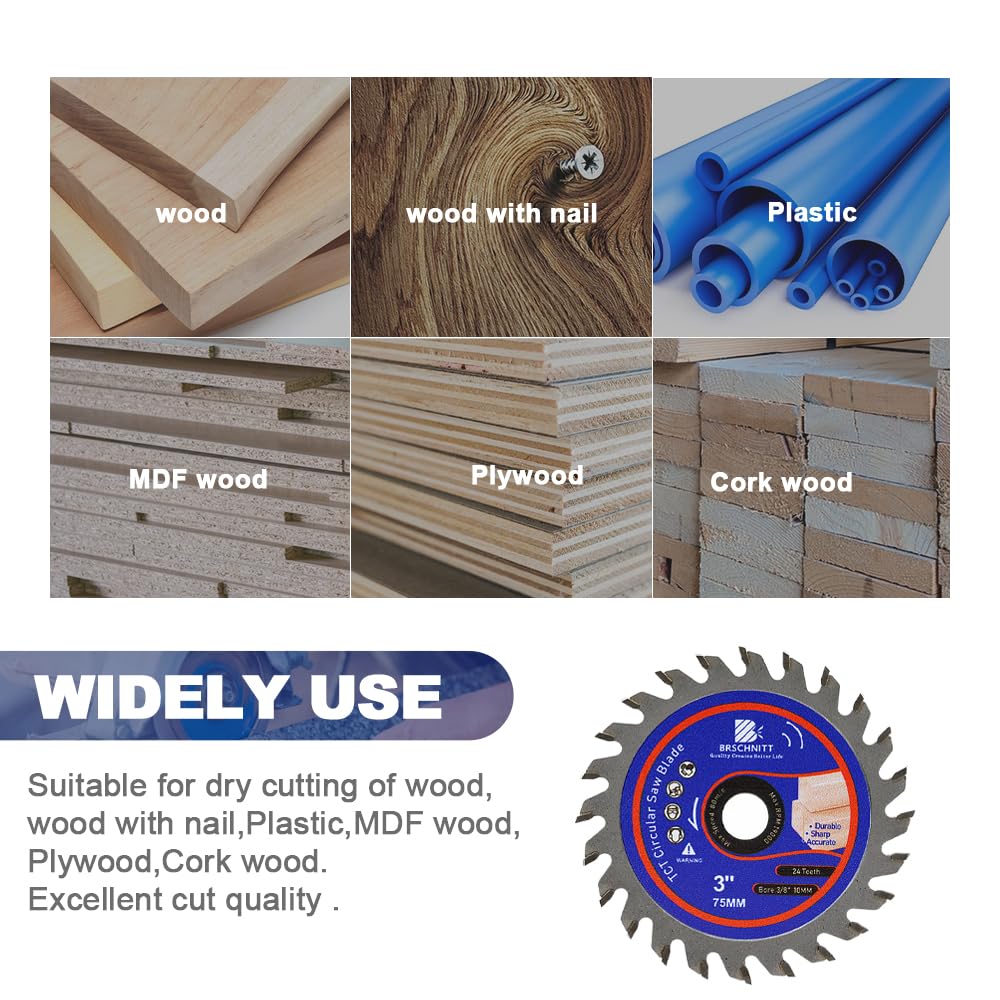 Snapklik.com : 3inch Carbide Tipped Teeth Compact Circular Saw Blade ...