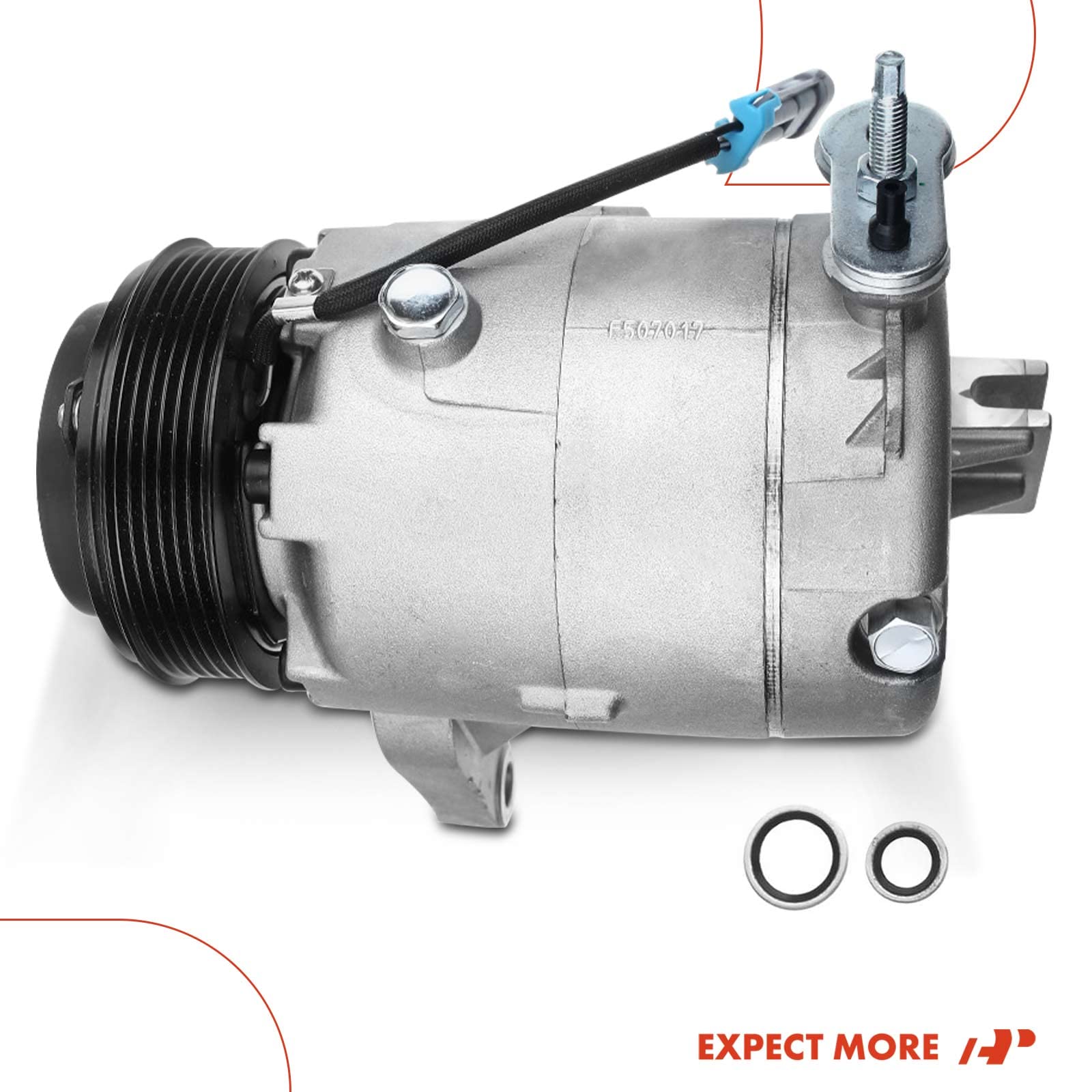 A-Premium Air Conditioner AC Compressor with Clutch Compatible with ...