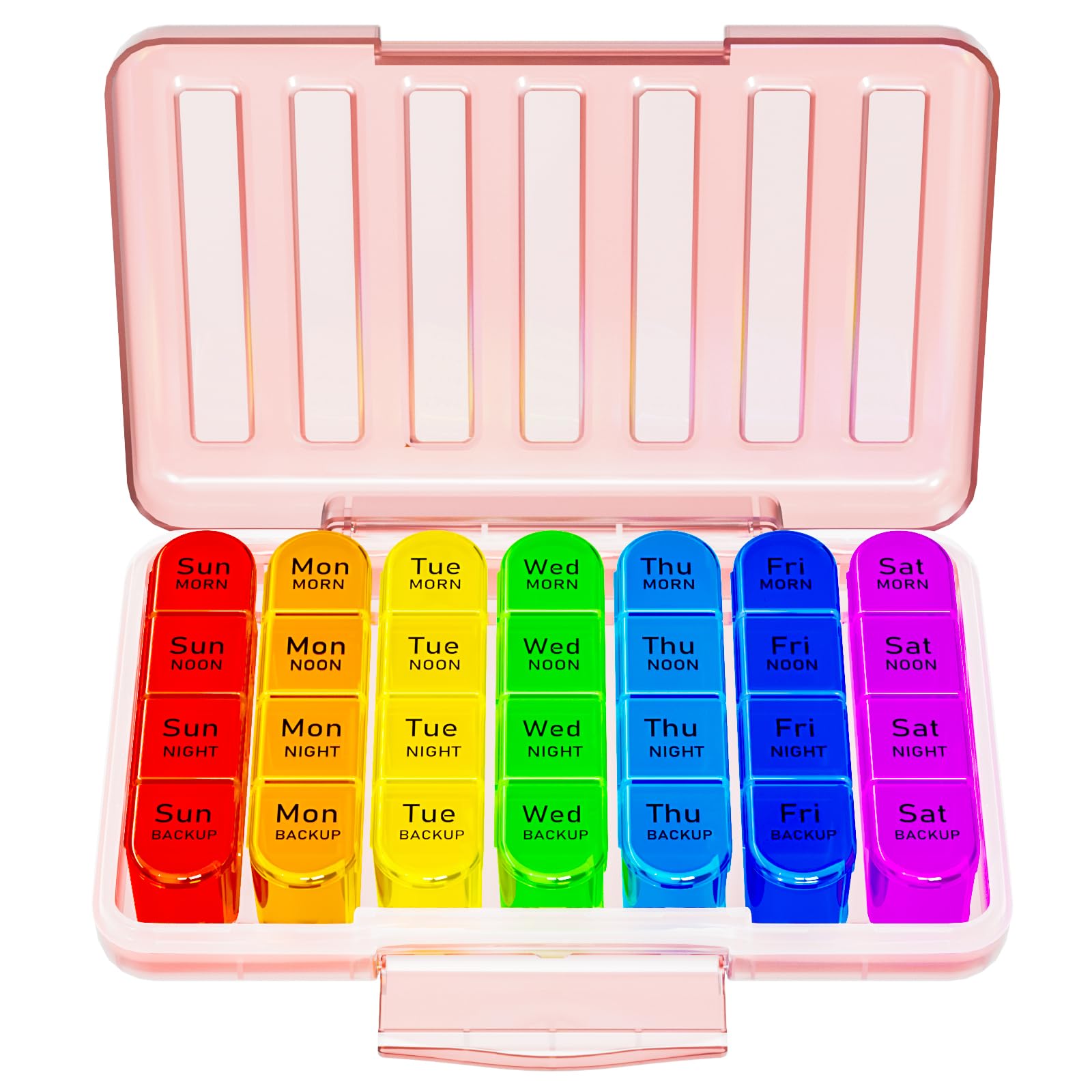 Amazon.com: Moisture-Proof Weekly Pill Organizer 4 Times a Day,Betife ...