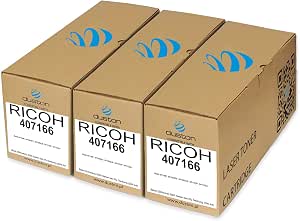duston 3X 407166 Black Toner Cartridge Compatible with Ricoh SP100E ...