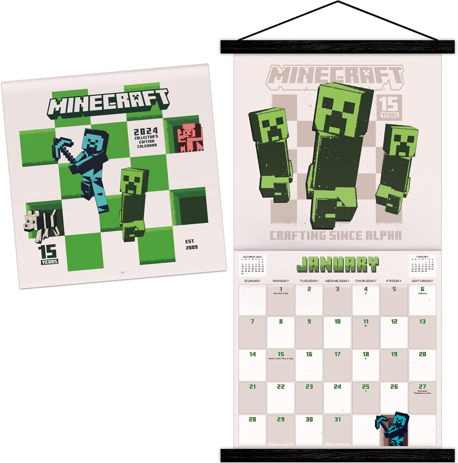 2024 Minecraft - 15 Year Anniversary Collector's Edition Calendar ...