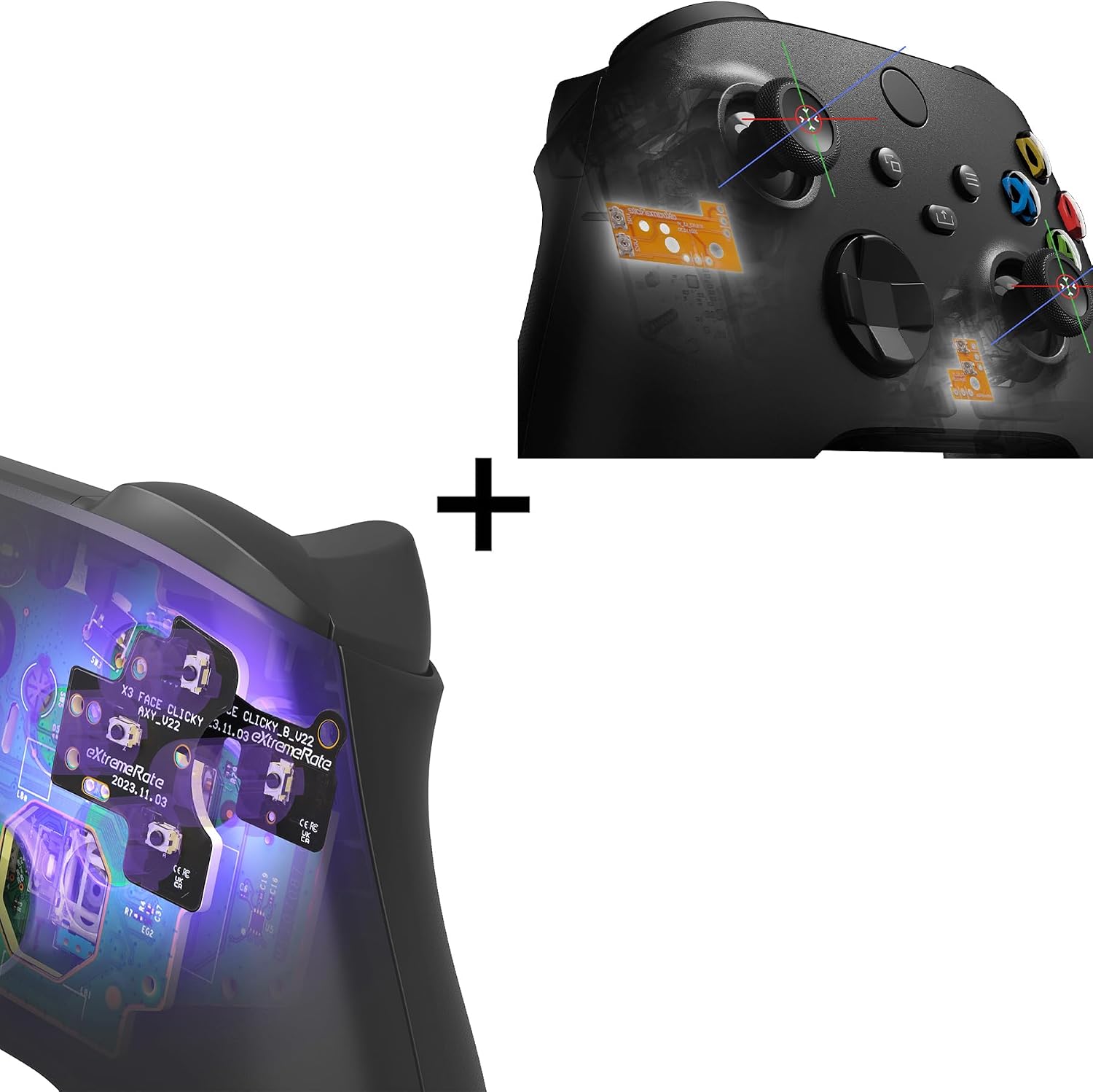 Amazon.com: eXtremeRate Drifix Thumbsticks Drift Fix Repair Kit + ABXY ...