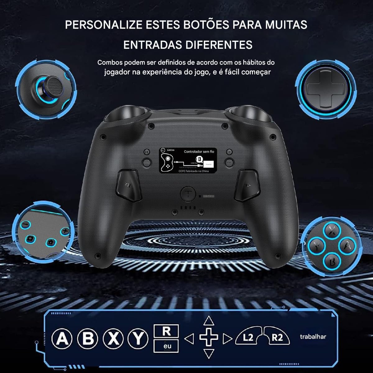 Linyuvo Wireless Gamepad Joystick KS11 for Nintendo Switch User Manual