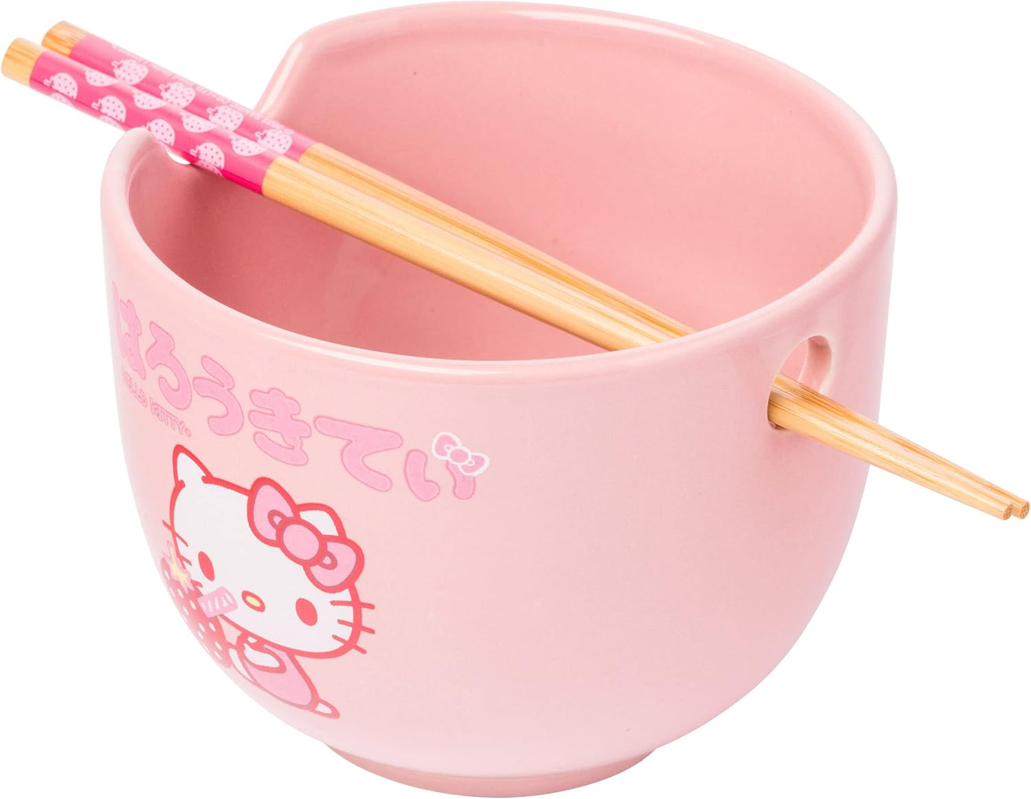 Amazon.com: Silver Buffalo Sanrio Hello Kitty Strawberry Milk Japanese ...
