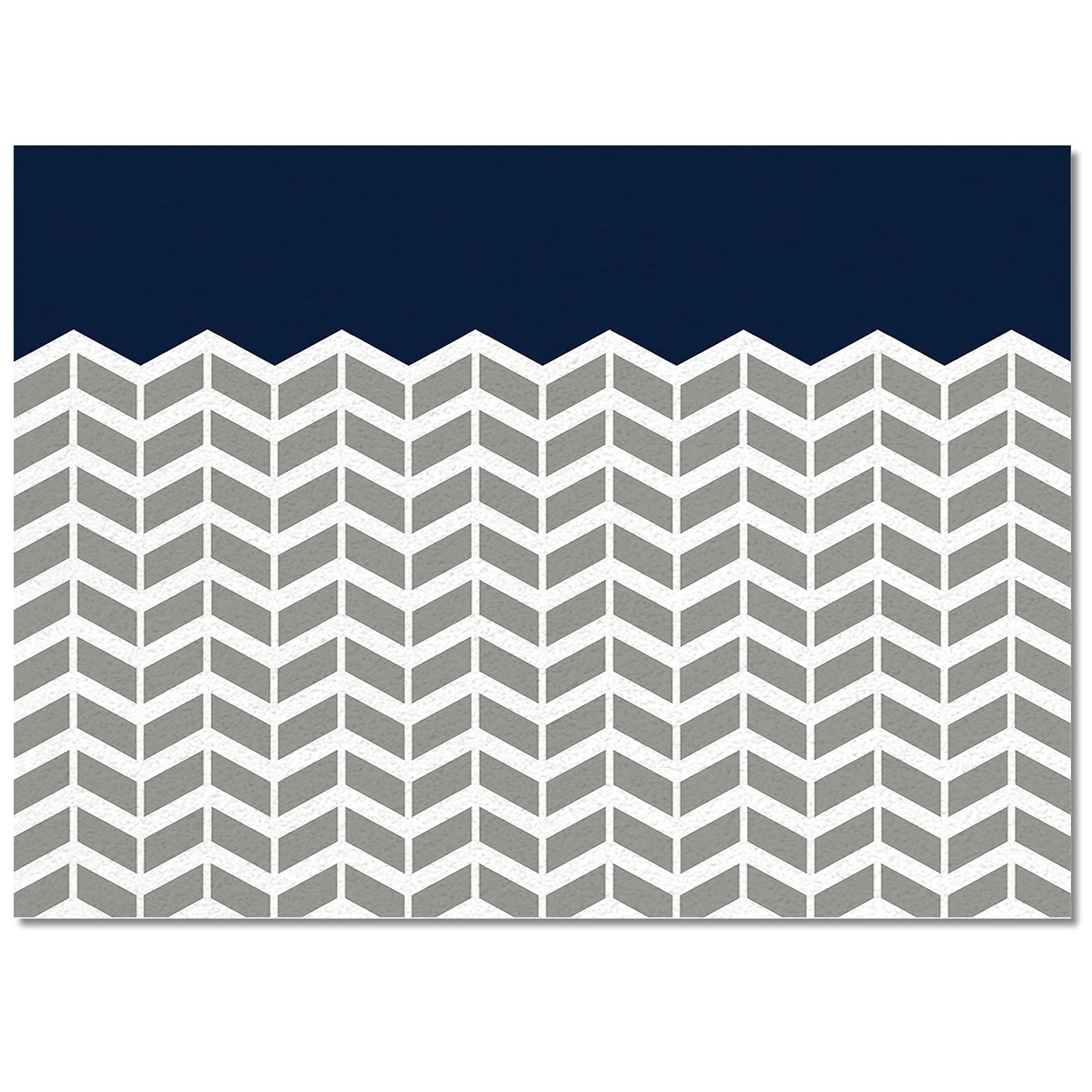 Navy Gray Chevron Background