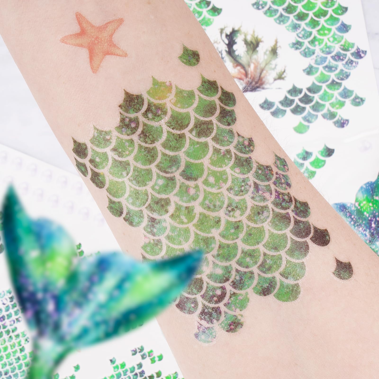 Carp Scale Tattoos 8 Eye Catching Mermaid Scales Tattoo Designs