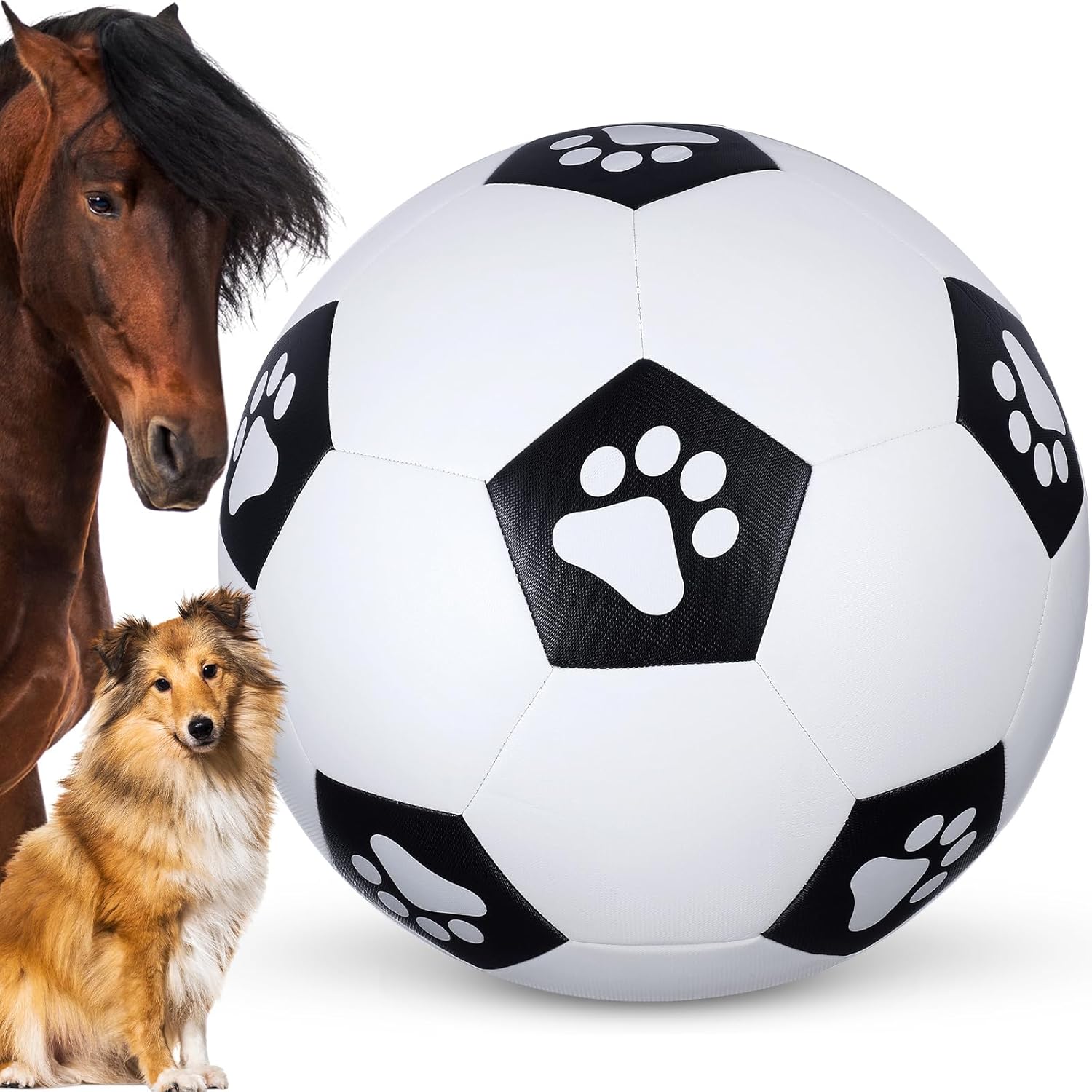 Pet Supplies : Gemscream Herding Ball for Dogs Large Horse Toy Ball ...