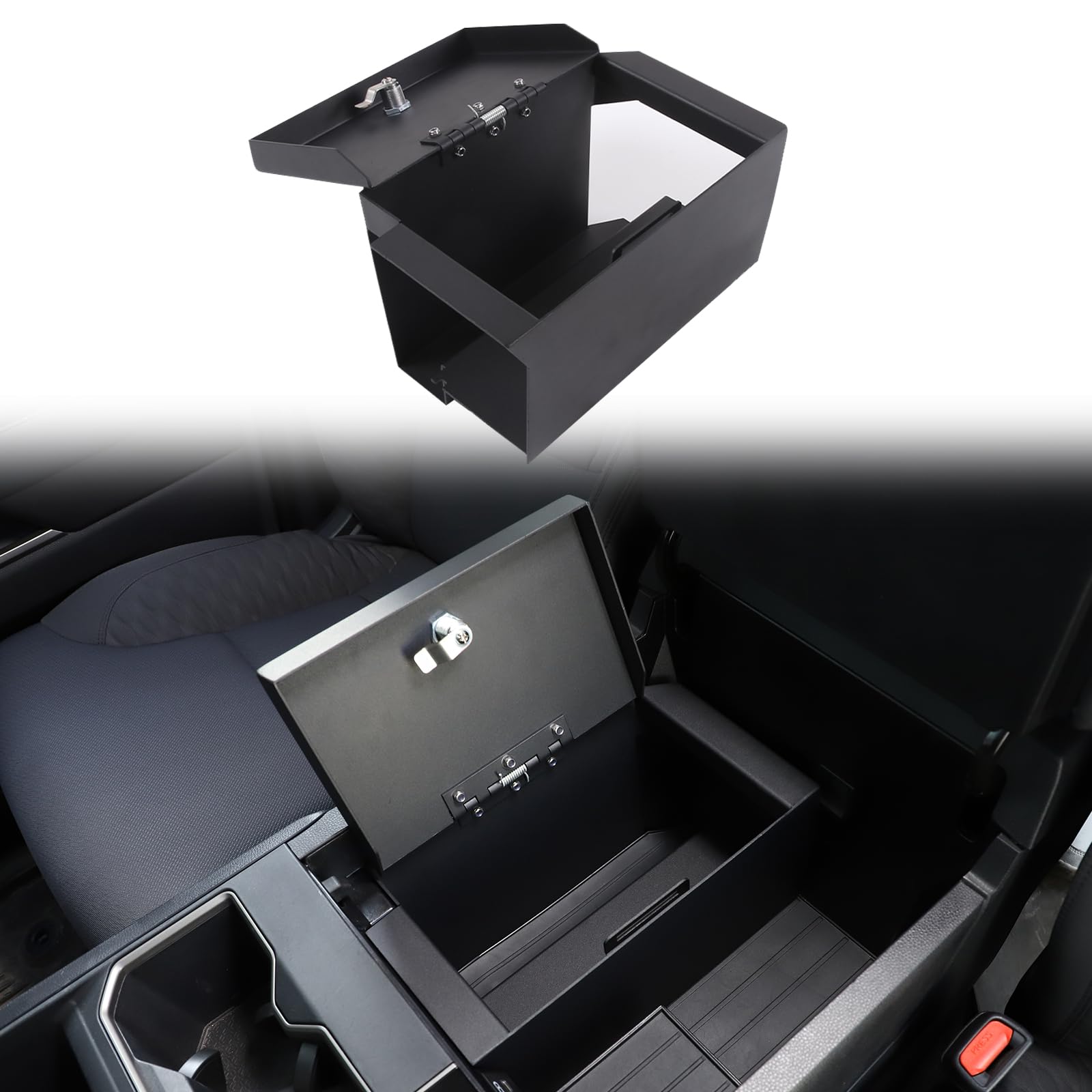 Amazon.com: HAPPYHORSE Center Console Safe Box Compatible with Toyot ...