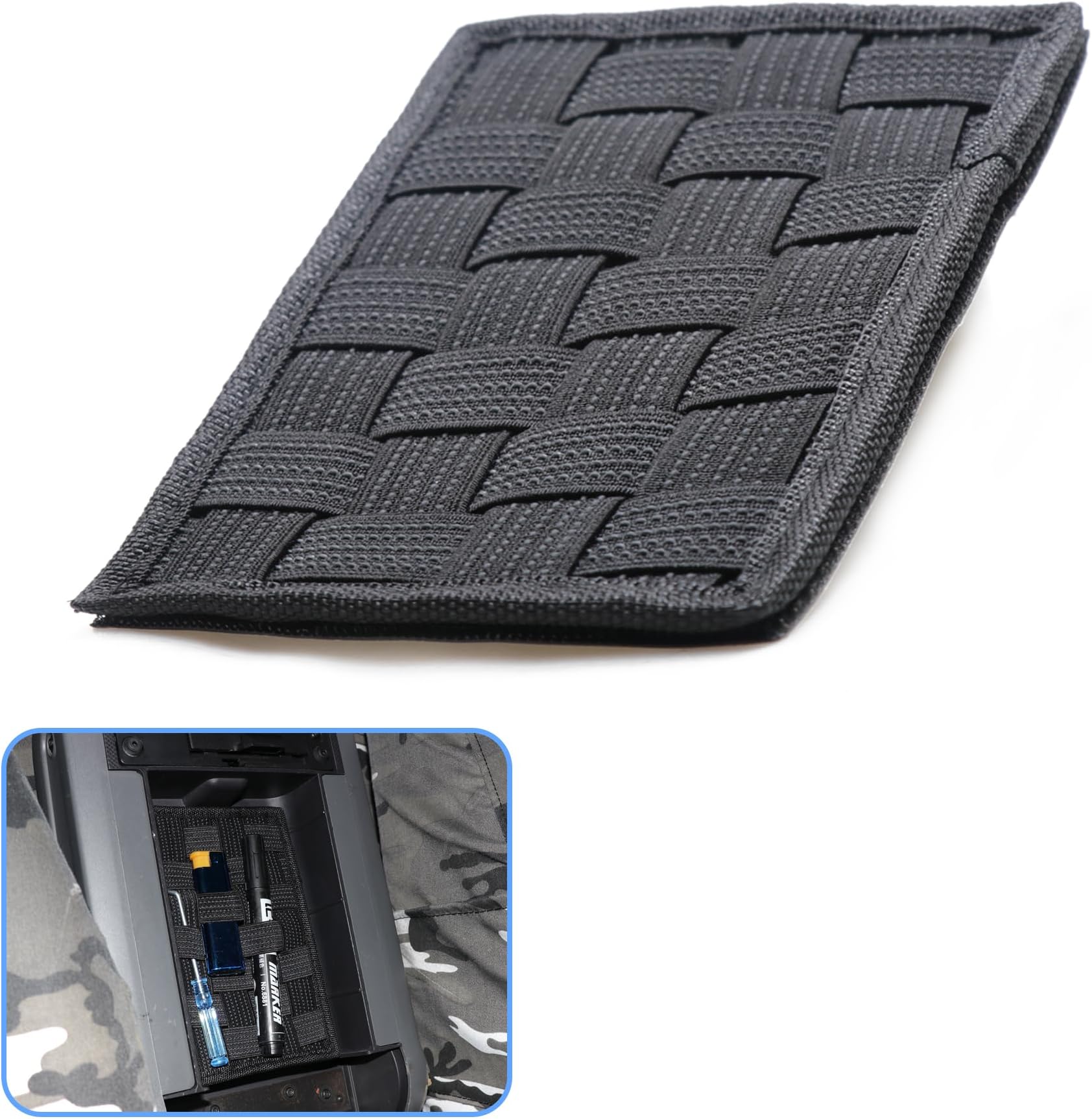 Amazon.com: sukemichi Center Console Organizer MOLLE Panel for Jeep JK ...