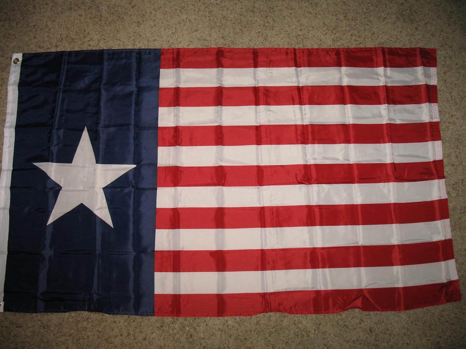 Amazon.com : Texas Navy Flag 3X5 Feet Texan Revolution 1838-1846 Naval ...