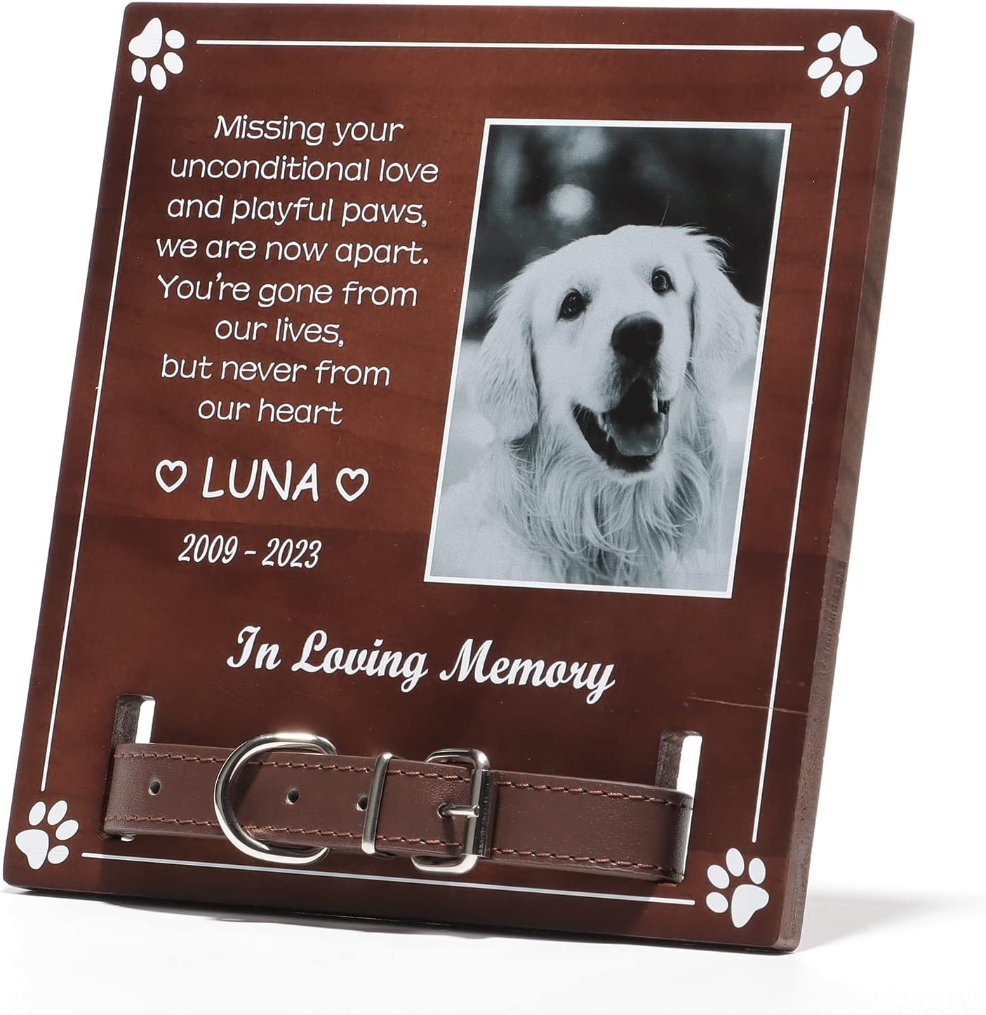Amazon.com: ALBK Personalized Dog Memorial Gifts for Loss Of Dog - Pet ...