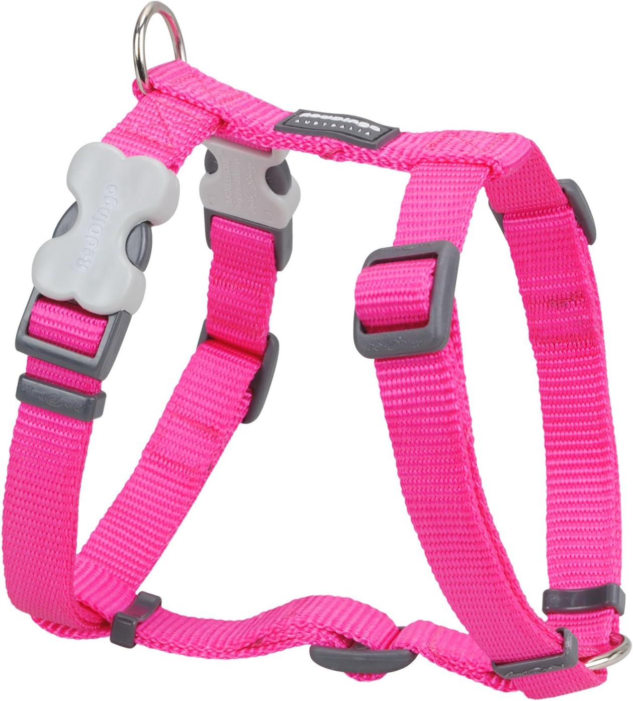 Amazon.com : Red Dingo DH-ZZ-HP-SM Classic Dog Harness, Small, Hotpink ...