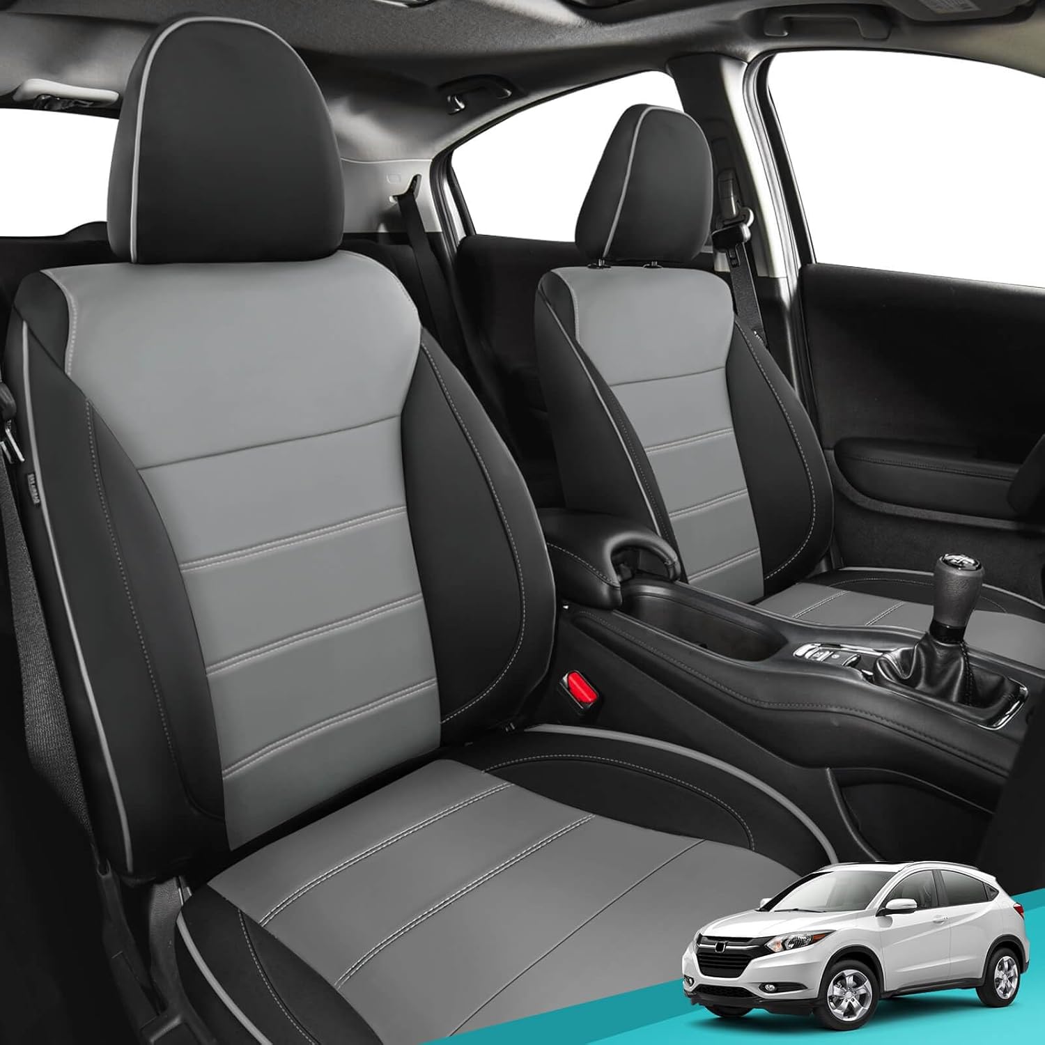 Amazon.com: FEINEPRO HRV Seat Covers for Honda HRV EX,EX-L 2016 2017 ...