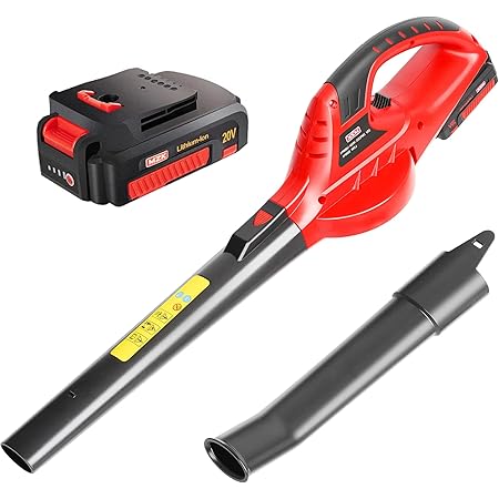 Amazon.com: MZK Cordless Leaf Blower, 20V Lightweight Small Leaf Blower ...