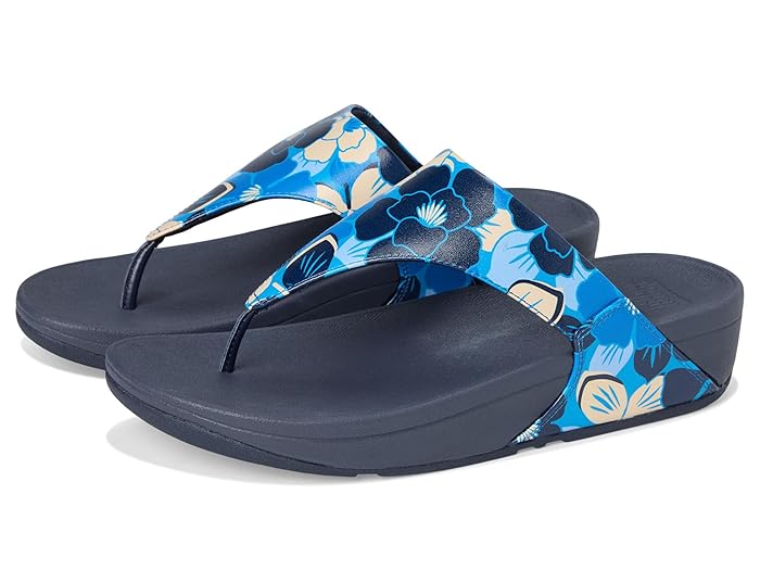 Women's FitFlop Lulu Flowerz Leather Toe-Post Sandals | Zappos.com