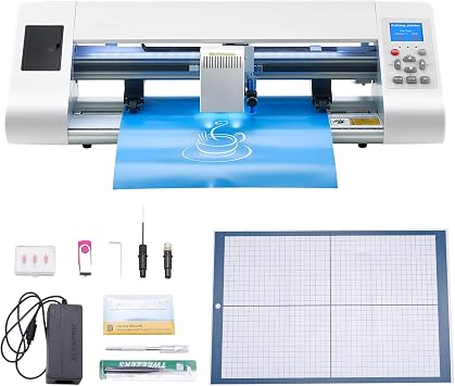 Amazon.com: VEVOR Cutting Machine, Automatic Edge Detection Vinyl ...