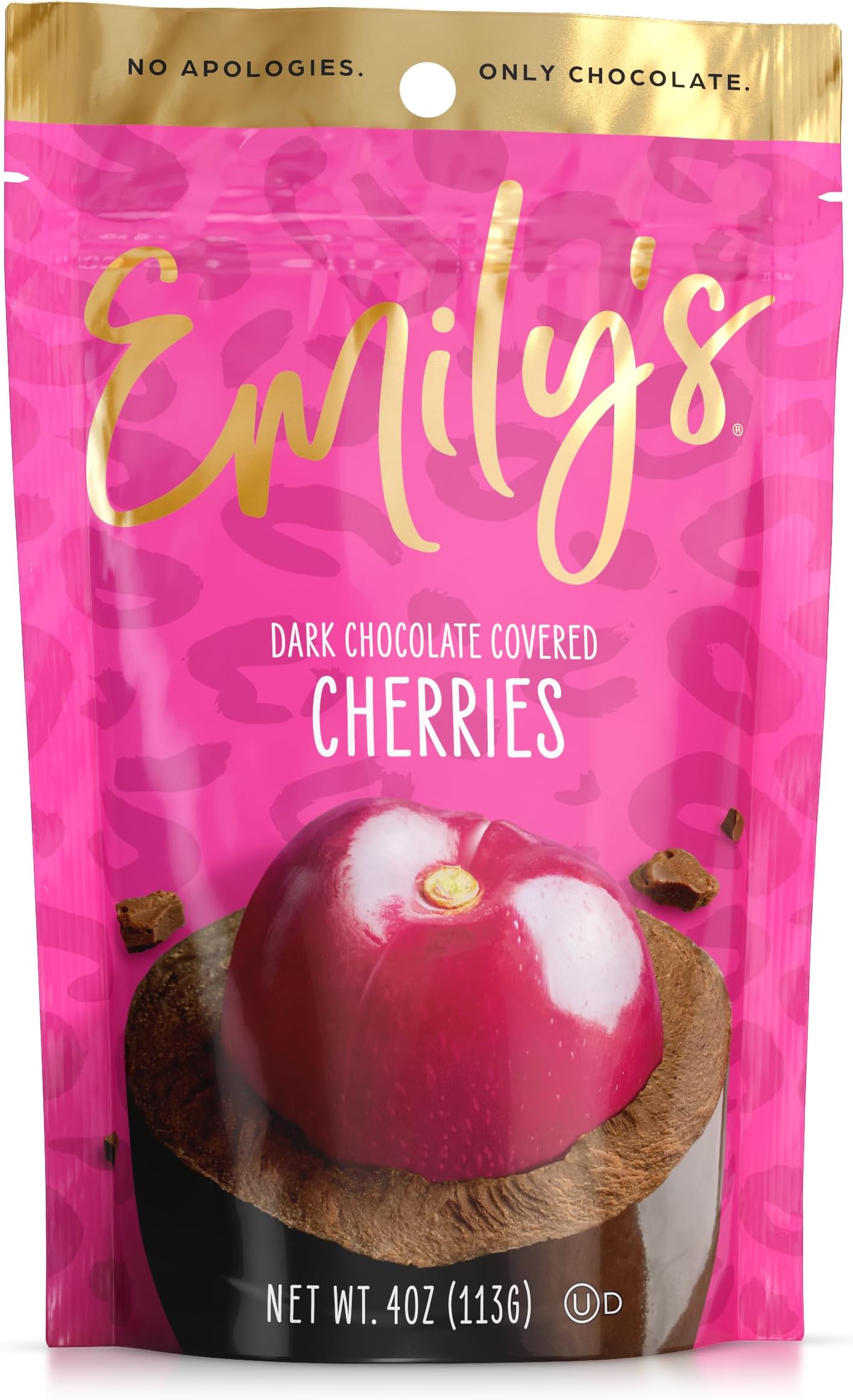 Amazon.com : Emily's Dark Chocolate Covered Cherries, No Artificial ...