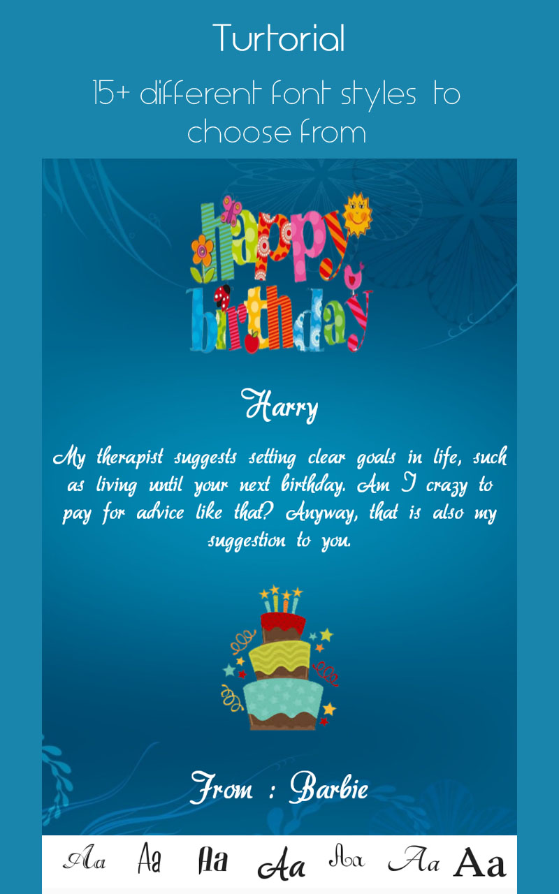 Birthdat Card Maker - App on Amazon Appstore