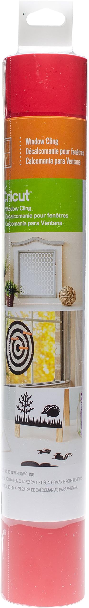 Amazon.com: Cricut Decorative Window Cling, Red 12" x 48" : Everything Else