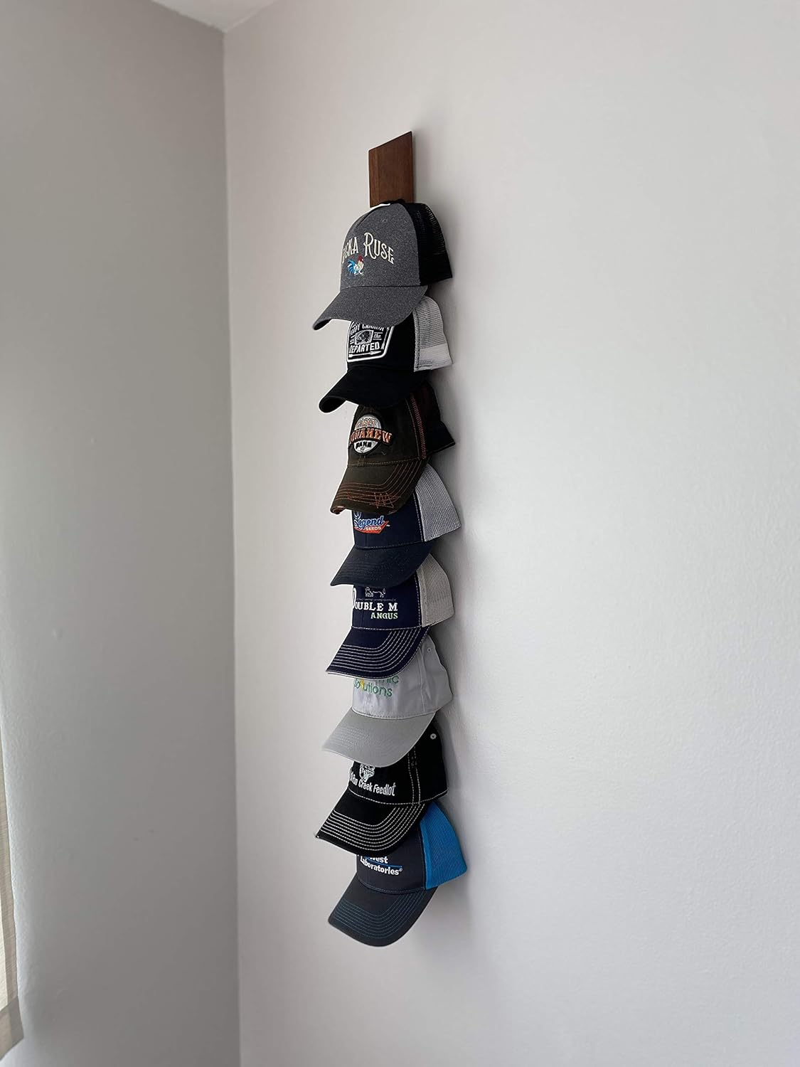 Amazon.com: Woodstock Hat Rack for Baseball Caps - Single Vertical Rack ...