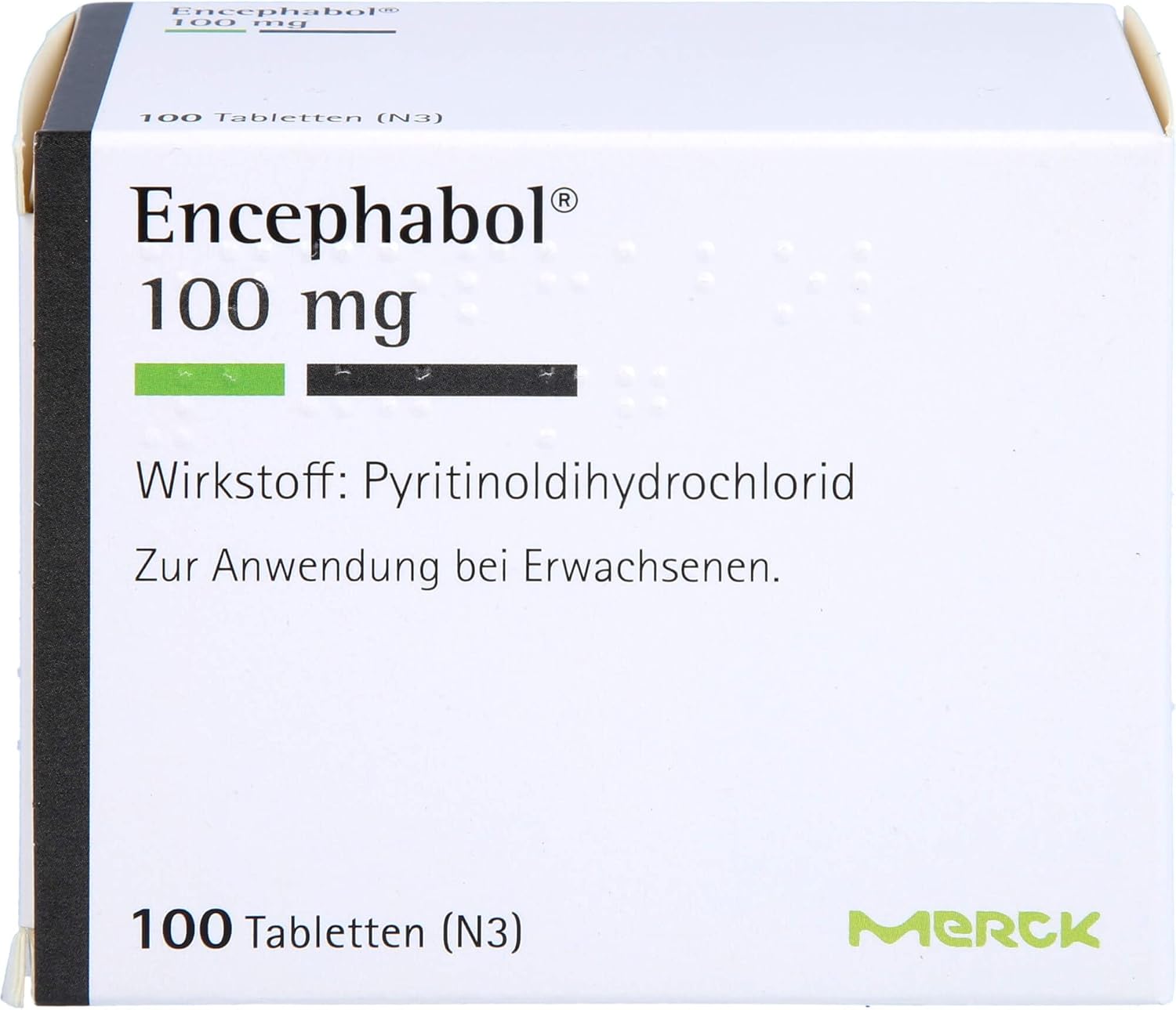 ENCEPHABOL 100 mg coated tablets, pack of 100 : Amazon.de: Health ...
