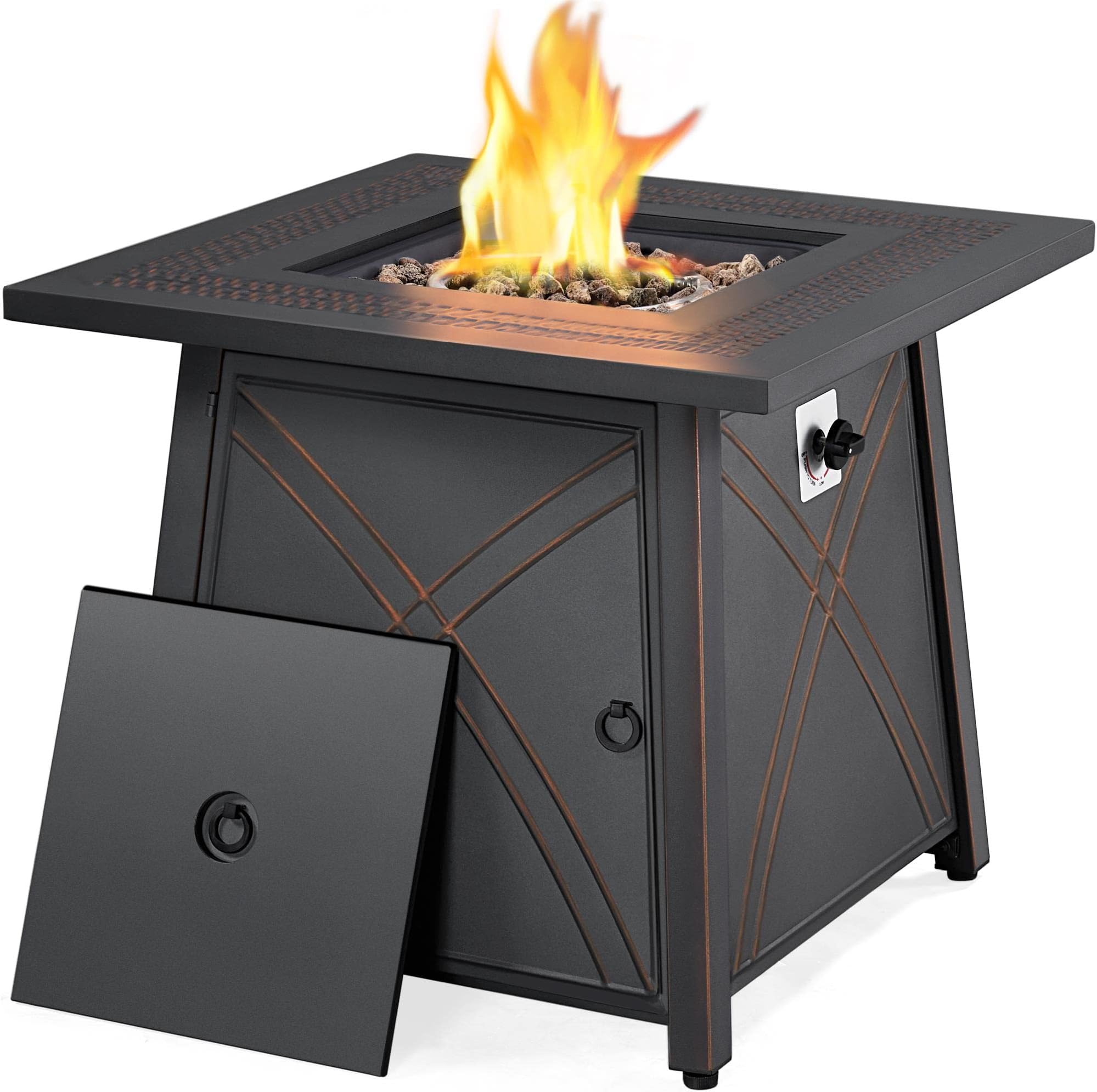 Amazon.com: BALI OUTDOORS Propane Fire Pit Table Gas Firepit 30 Inch ...