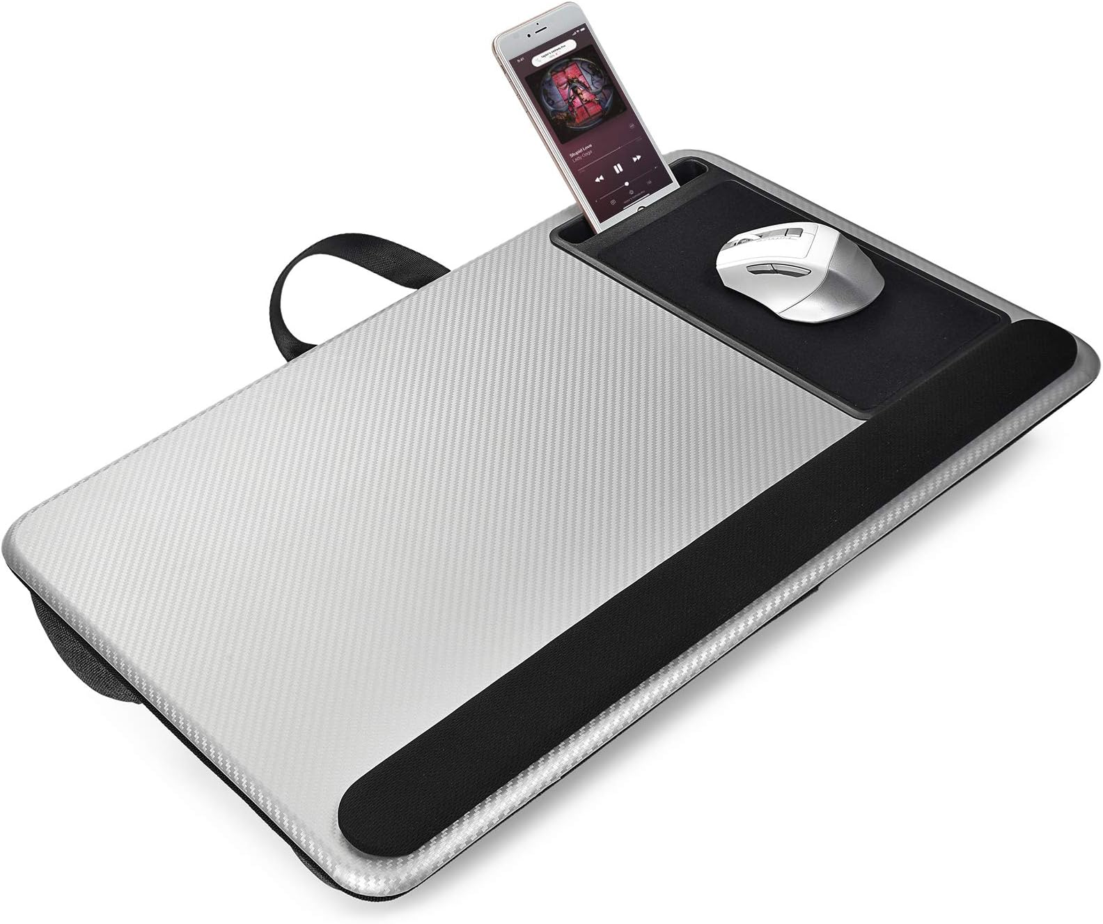 Amazon.de: Relaxdays, Natur Laptopkissen Bambus, abnehmbares Kissen ...