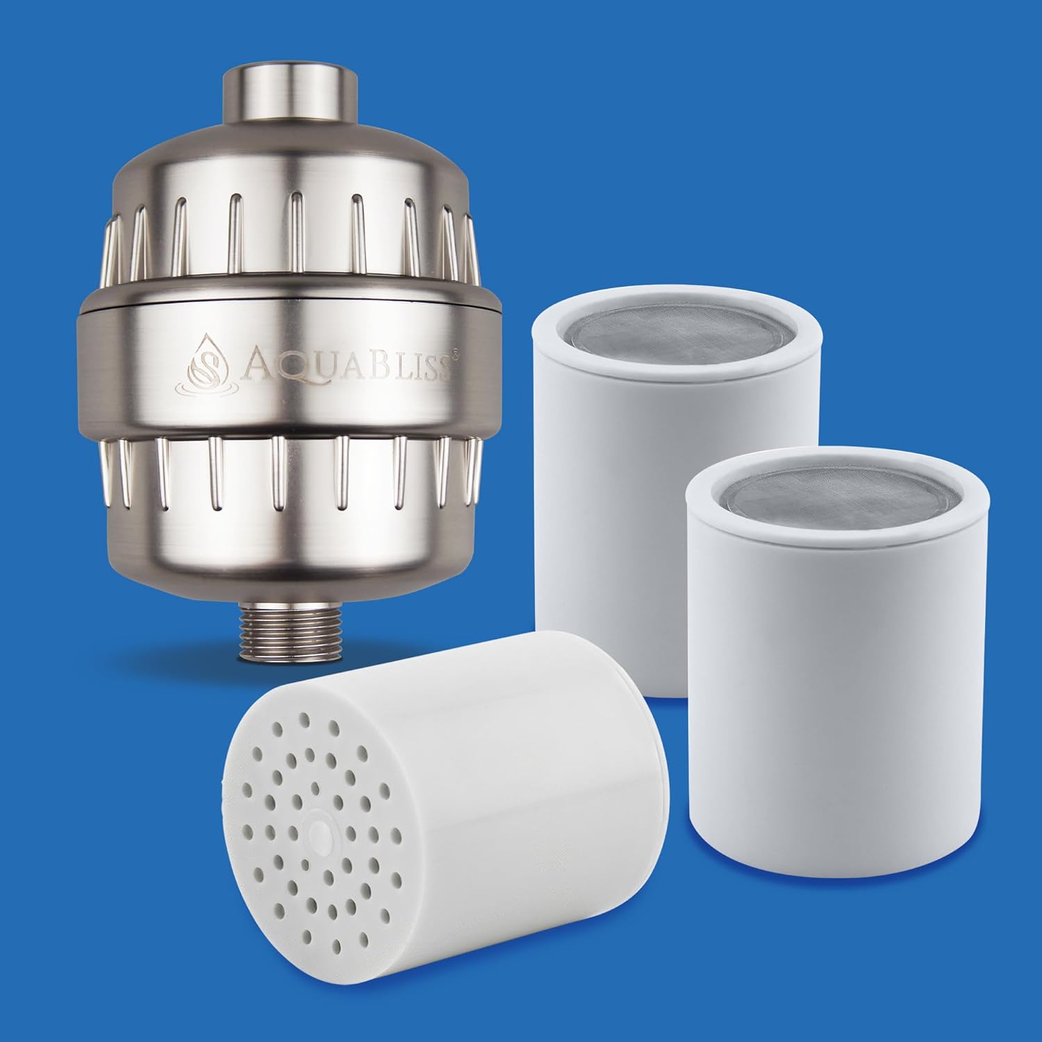 AquaBliss SF100-BN Revitalizing Shower Filter w/ 1 Replaceable ...