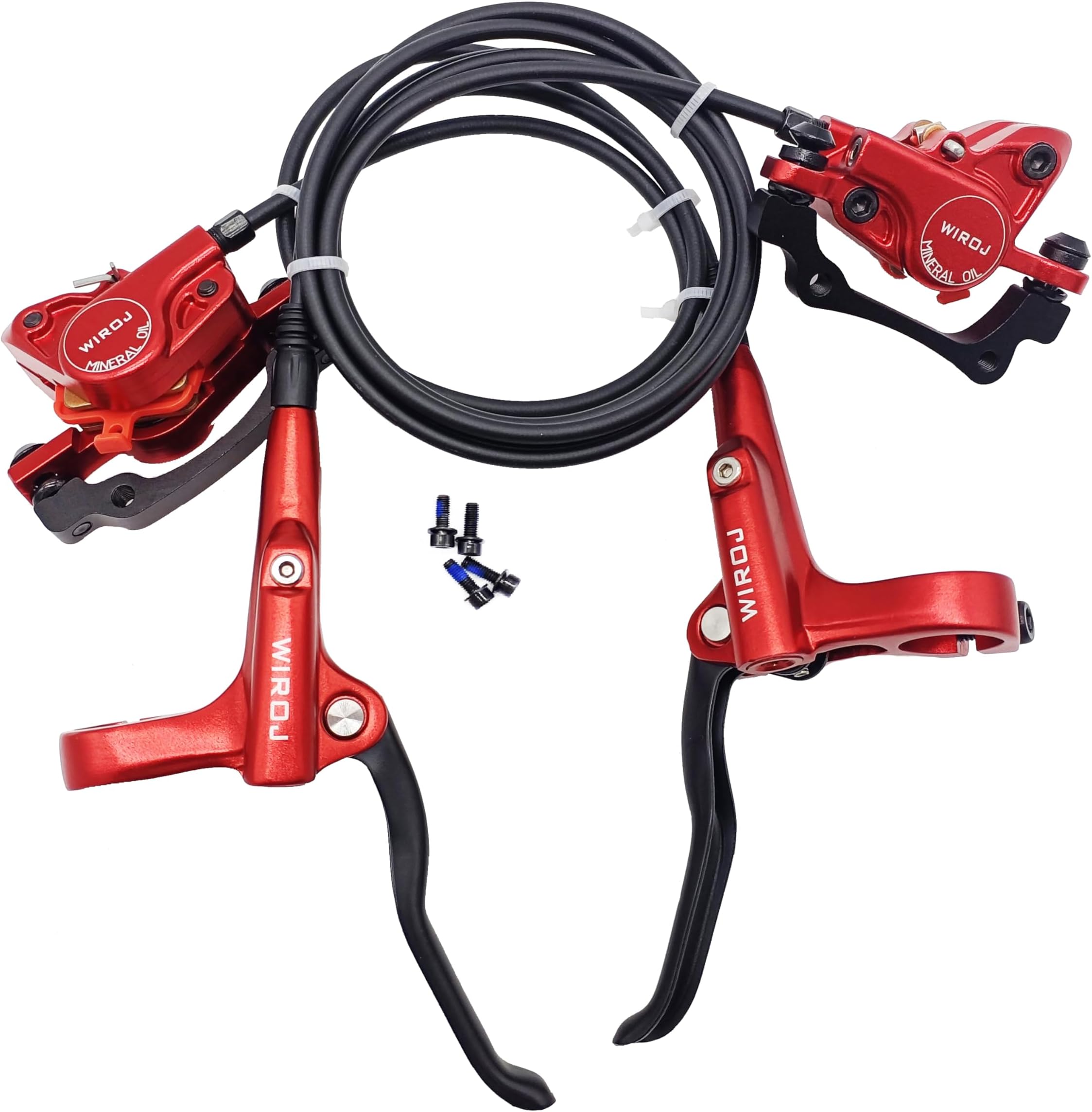 Amazon.com: Zoom Hydraulic Disc Brakes Mountain Bike Sets MTB Front ...